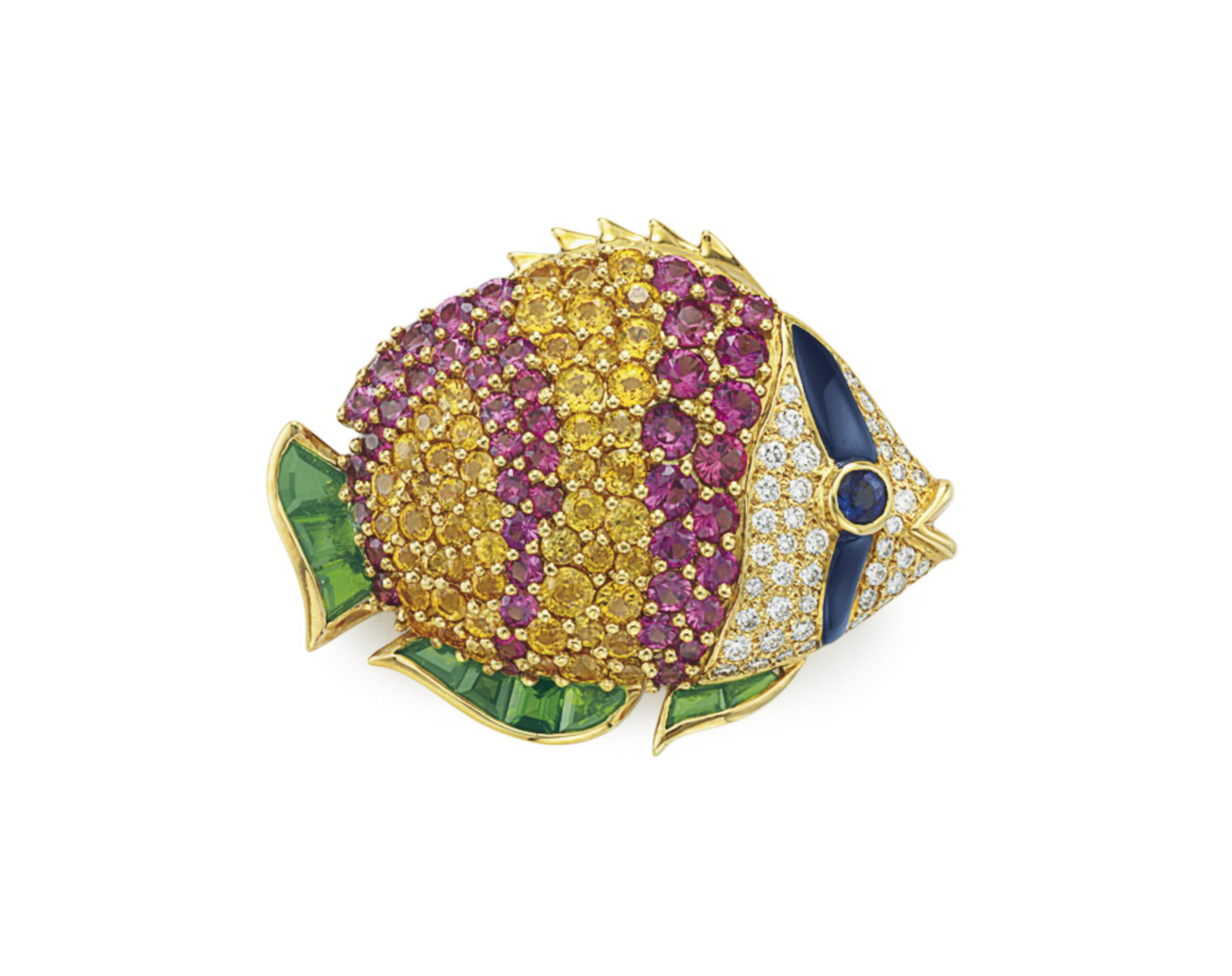 A RUBY AND DIAMOND BROOCH, BY GRAFF | Christie's