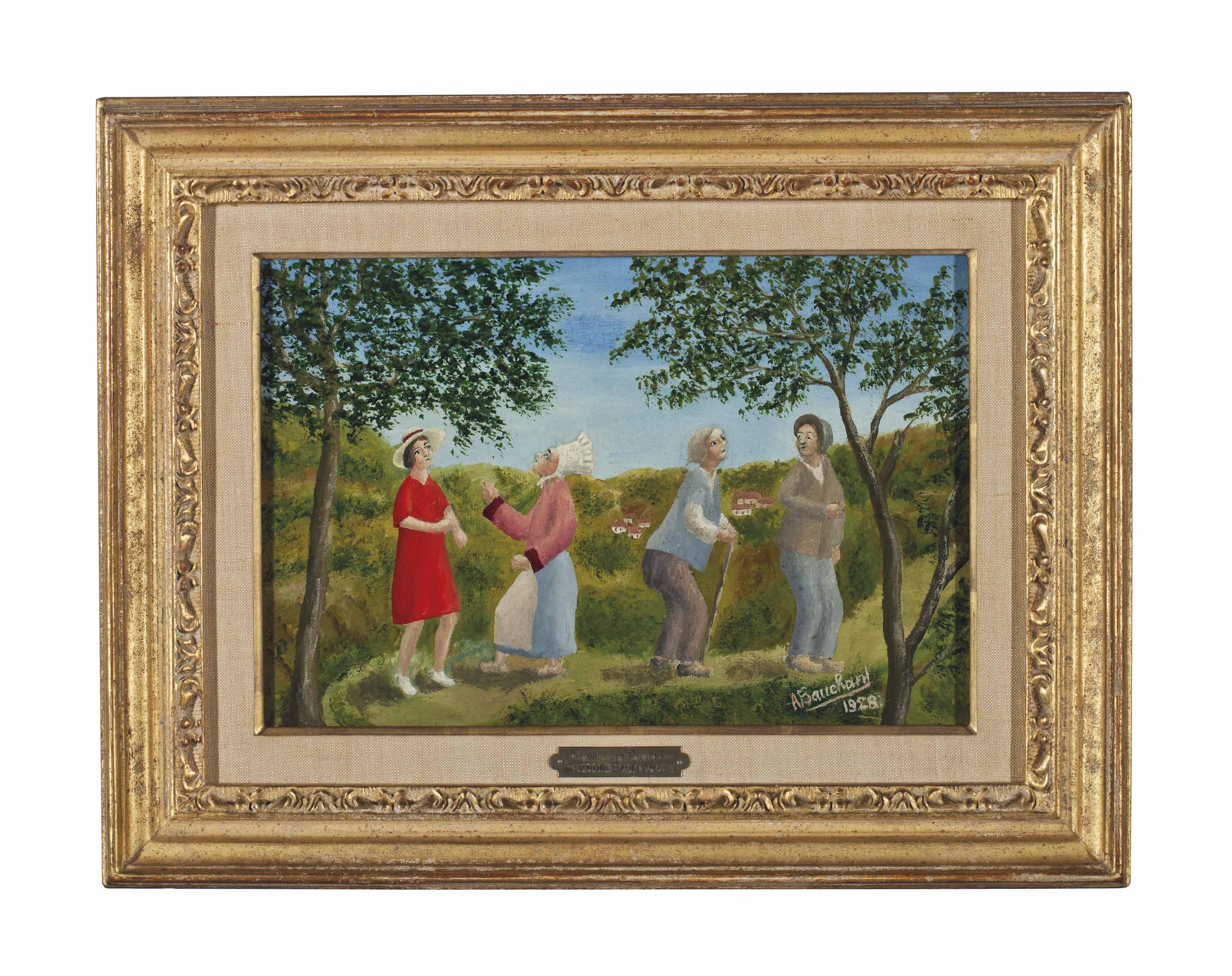 André Bauchant (1873-1958)La Parabole - auctions & price archive