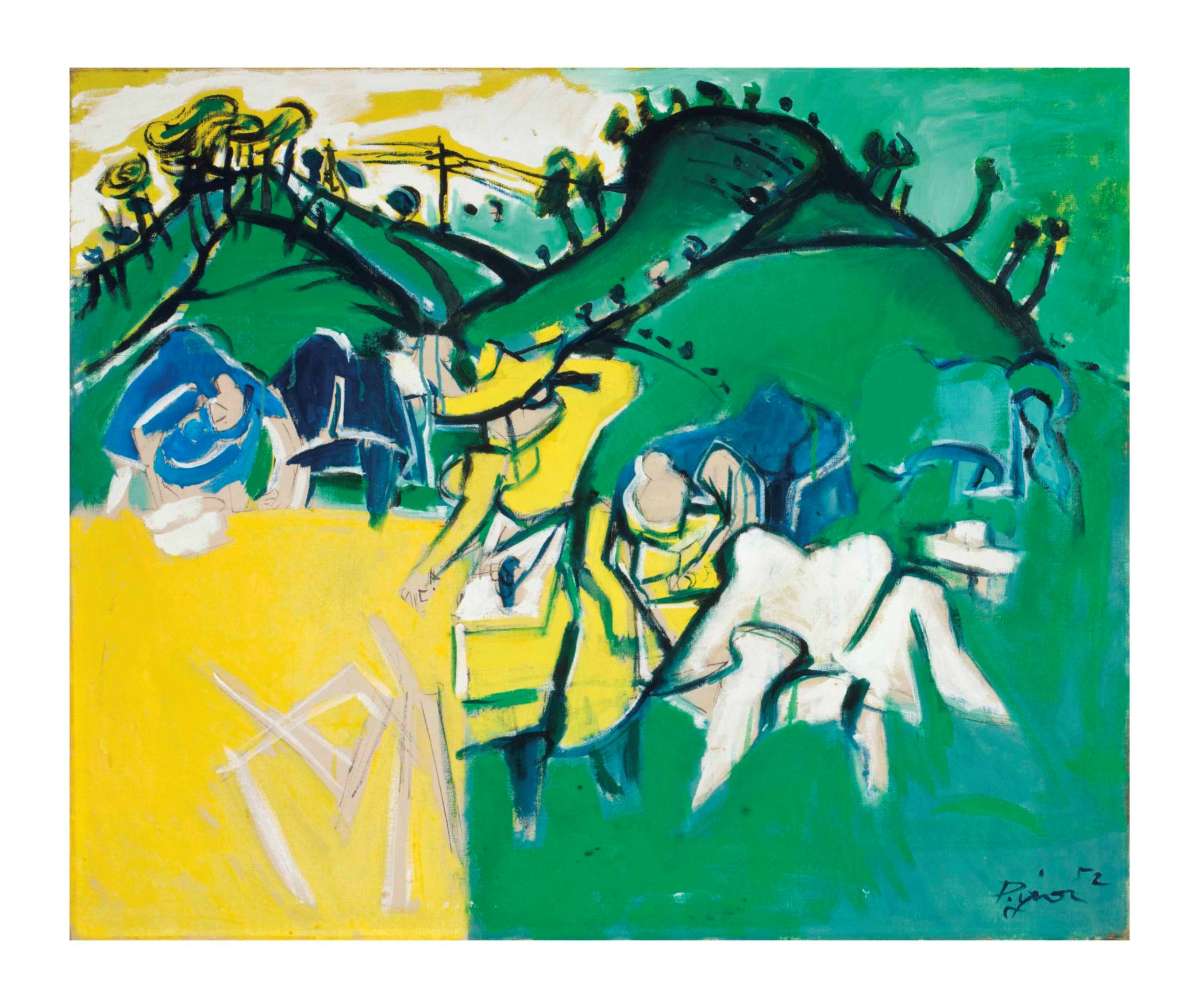 Edouard Pignon (French, 1905-1993), Paysage | Christie's