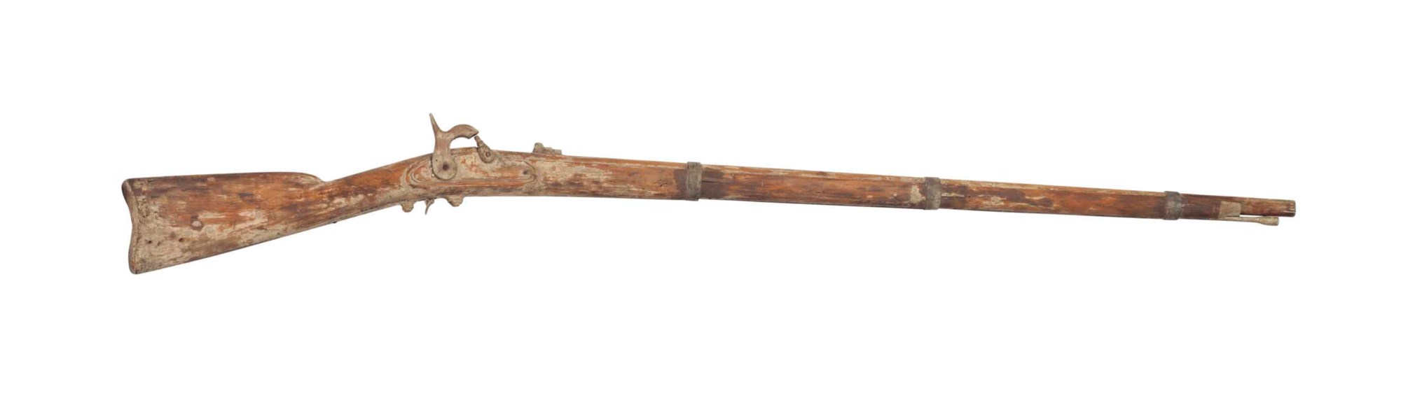 AN AMERICAN FOLK ART PAINTED WOOD MUSKET, EARLY 20TH CENTURY | Christie's