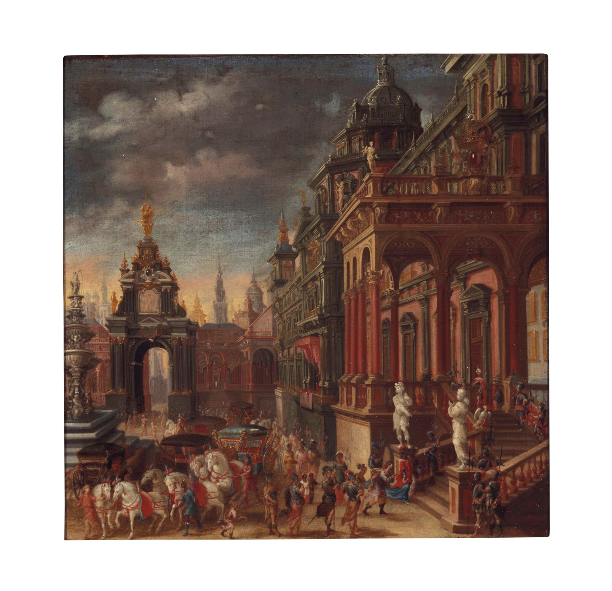 Circle of Joseph Heinz II (Augsburg 1600-1678 Vienna), The Judgment of ...