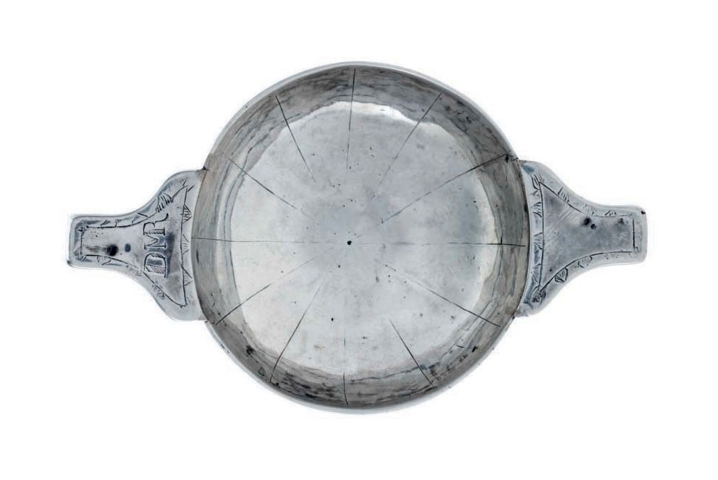 A GEORGE I SCOTTISH SILVER QUAICH, MARK OF ROBERT GILCHRIST, GLASGOW ...