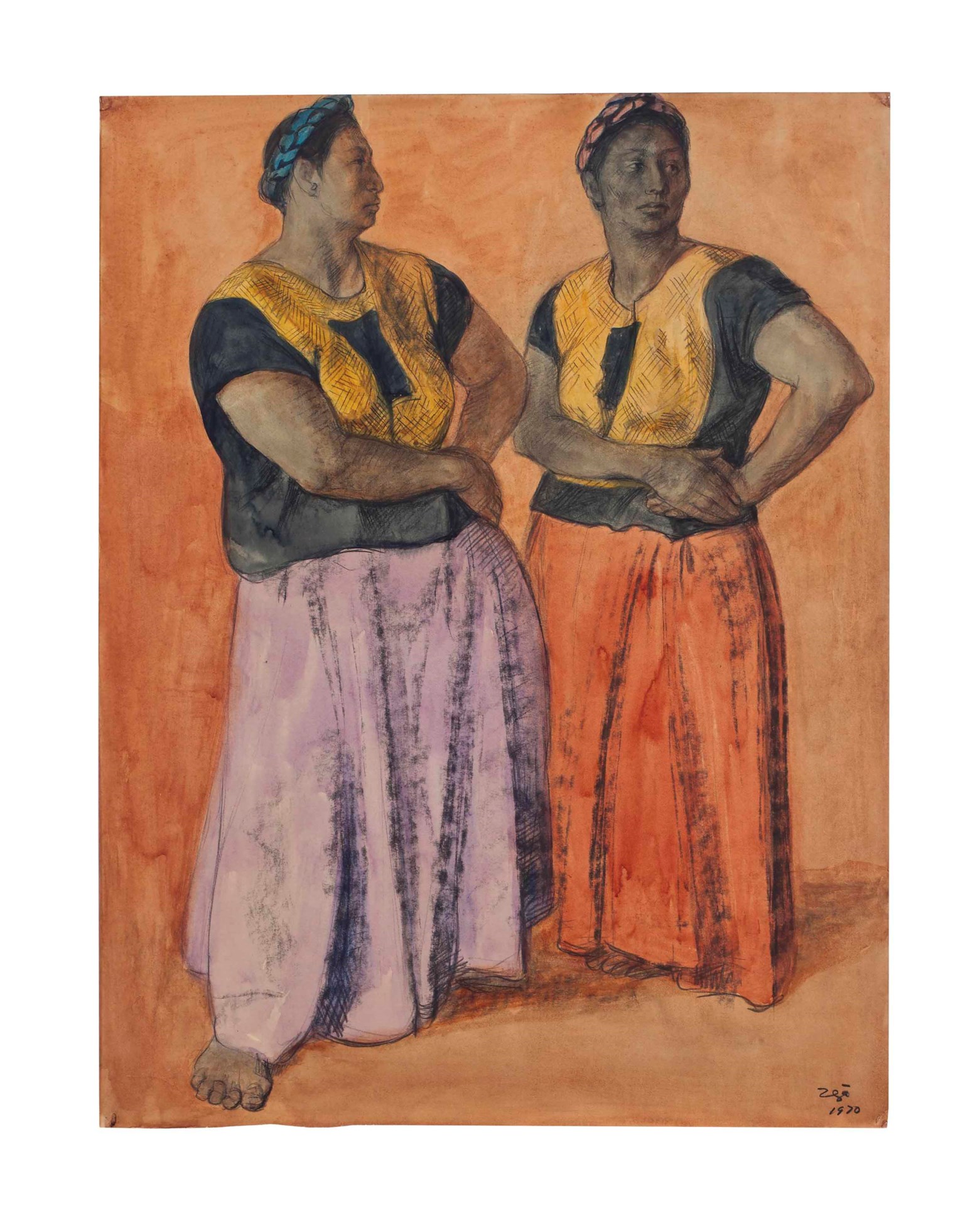 Francisco Zúñiga (Mexican/Costa Rican, 1912-1998), Dos Mujeres | Christie's