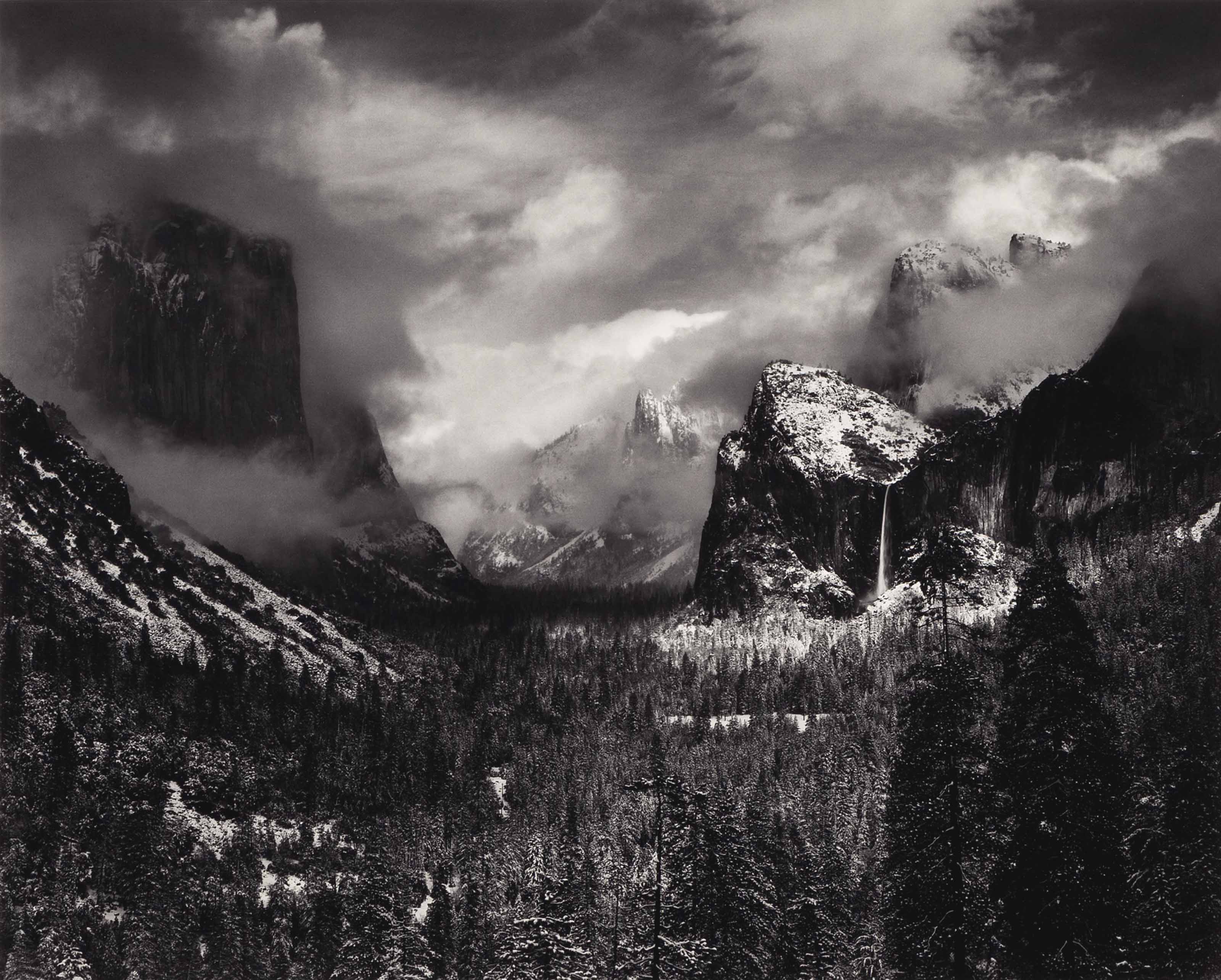 Ansel Adams (1902–1984) , Clearing Winter Storm, Yosemite National Park ...