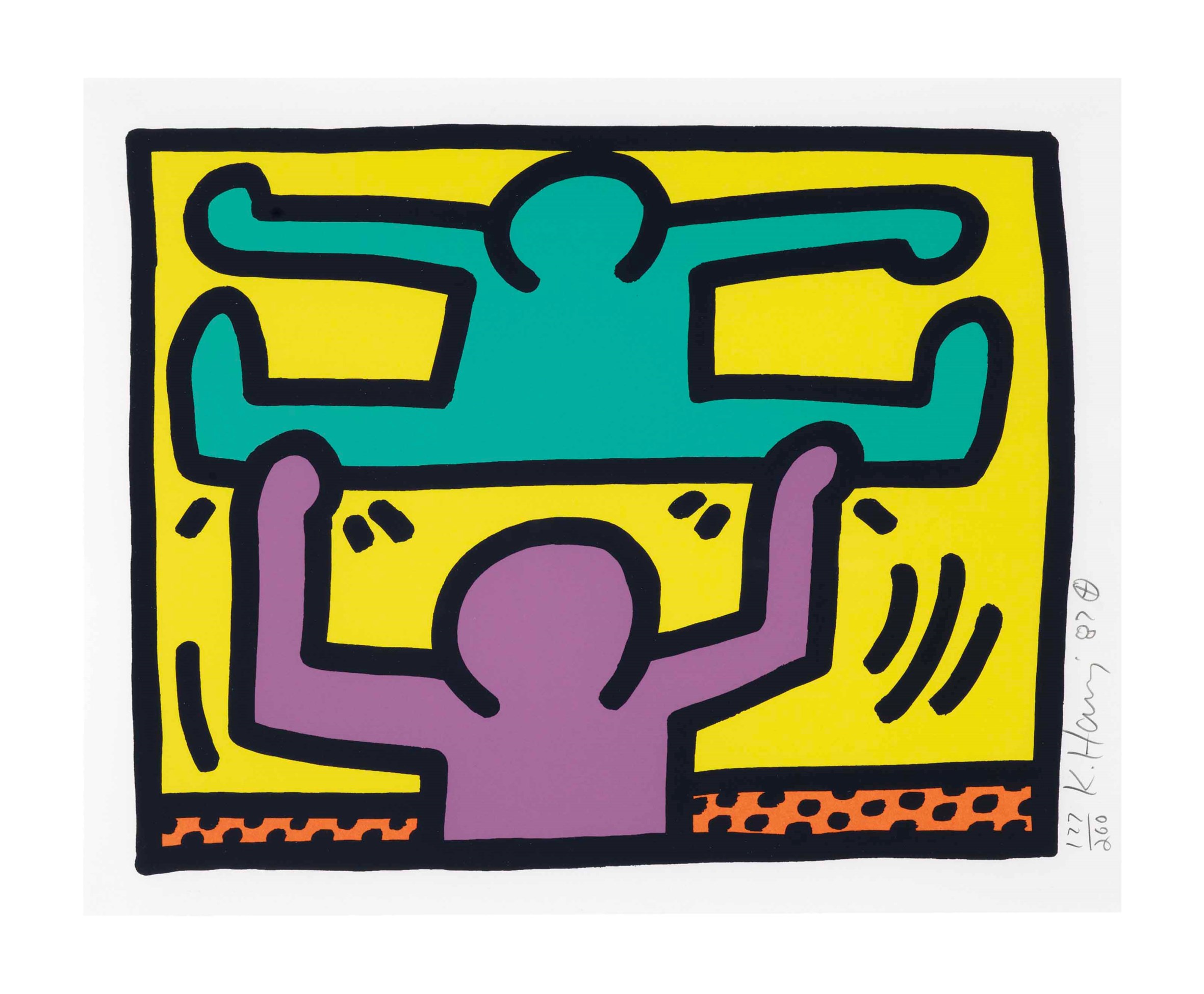 KEITH HARING (1958-1990), Pop Shop I: one plate | Christie's