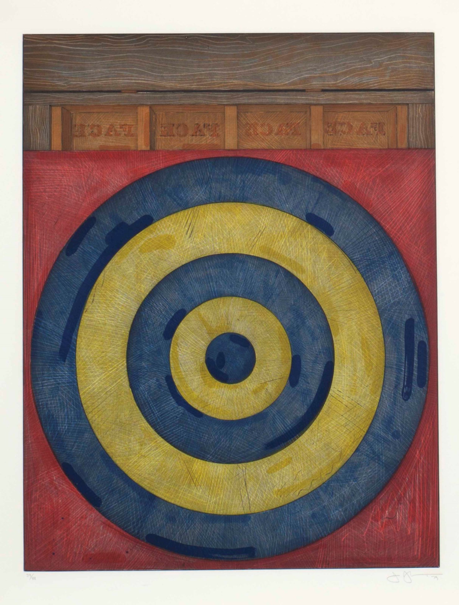 JASPER JOHNS (B. 1930), Target with Four Faces | Christie's