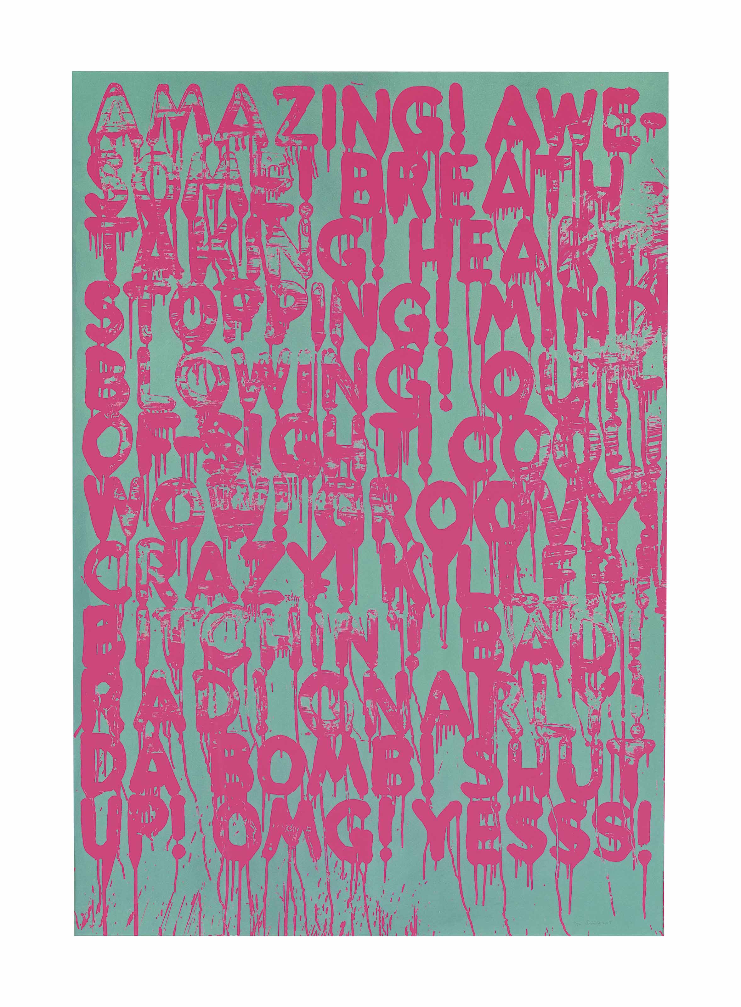 MEL BOCHNER (B. 1940), Amazing | Christie’s