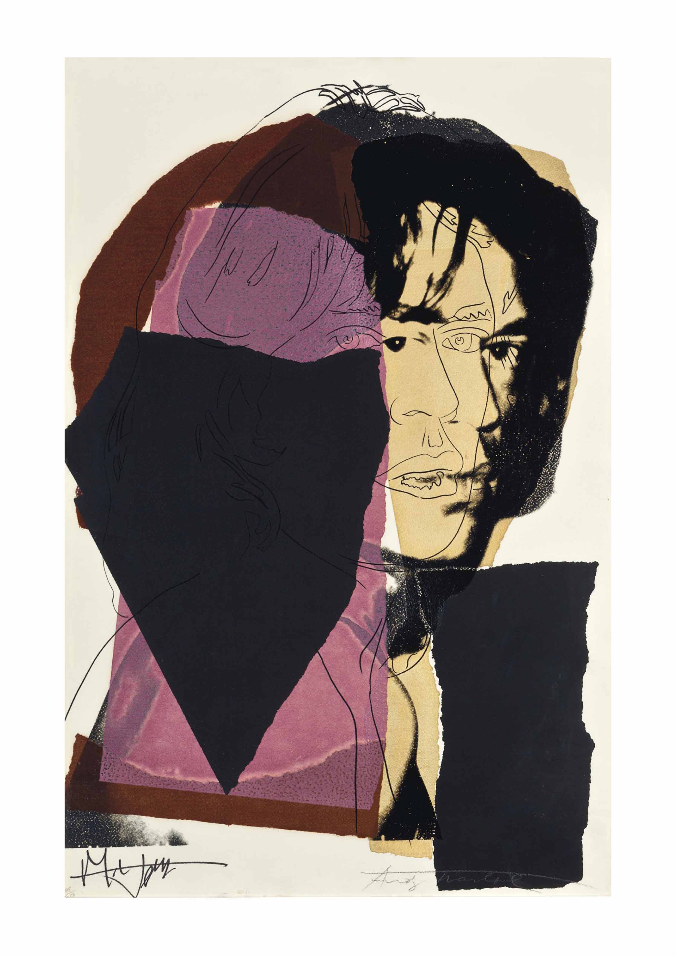 Andy Warhol (1928-1987), Mick Jagger: one plate | Christie’s