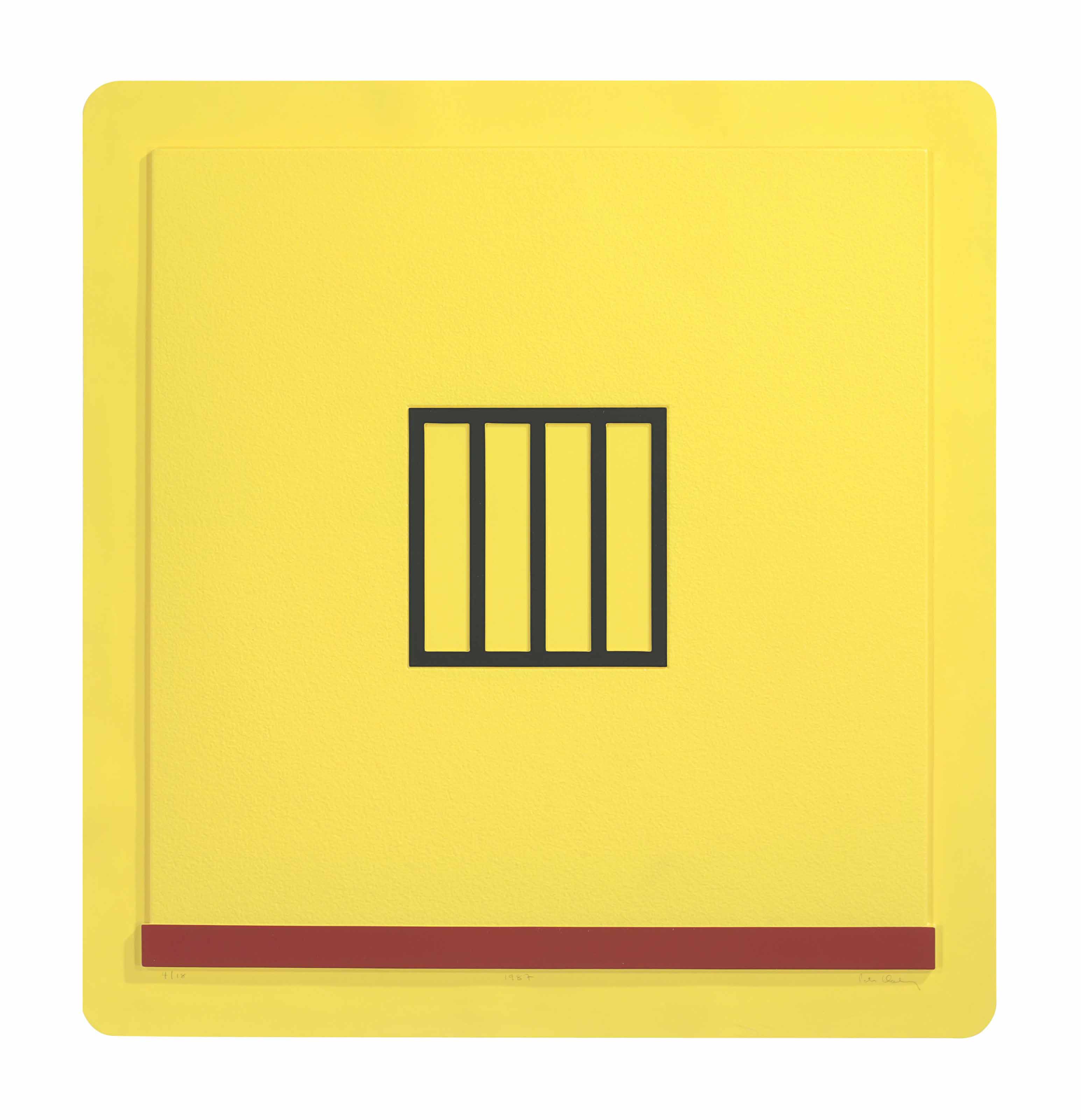 PETER HALLEY (B. 1953), Prison | Christie’s