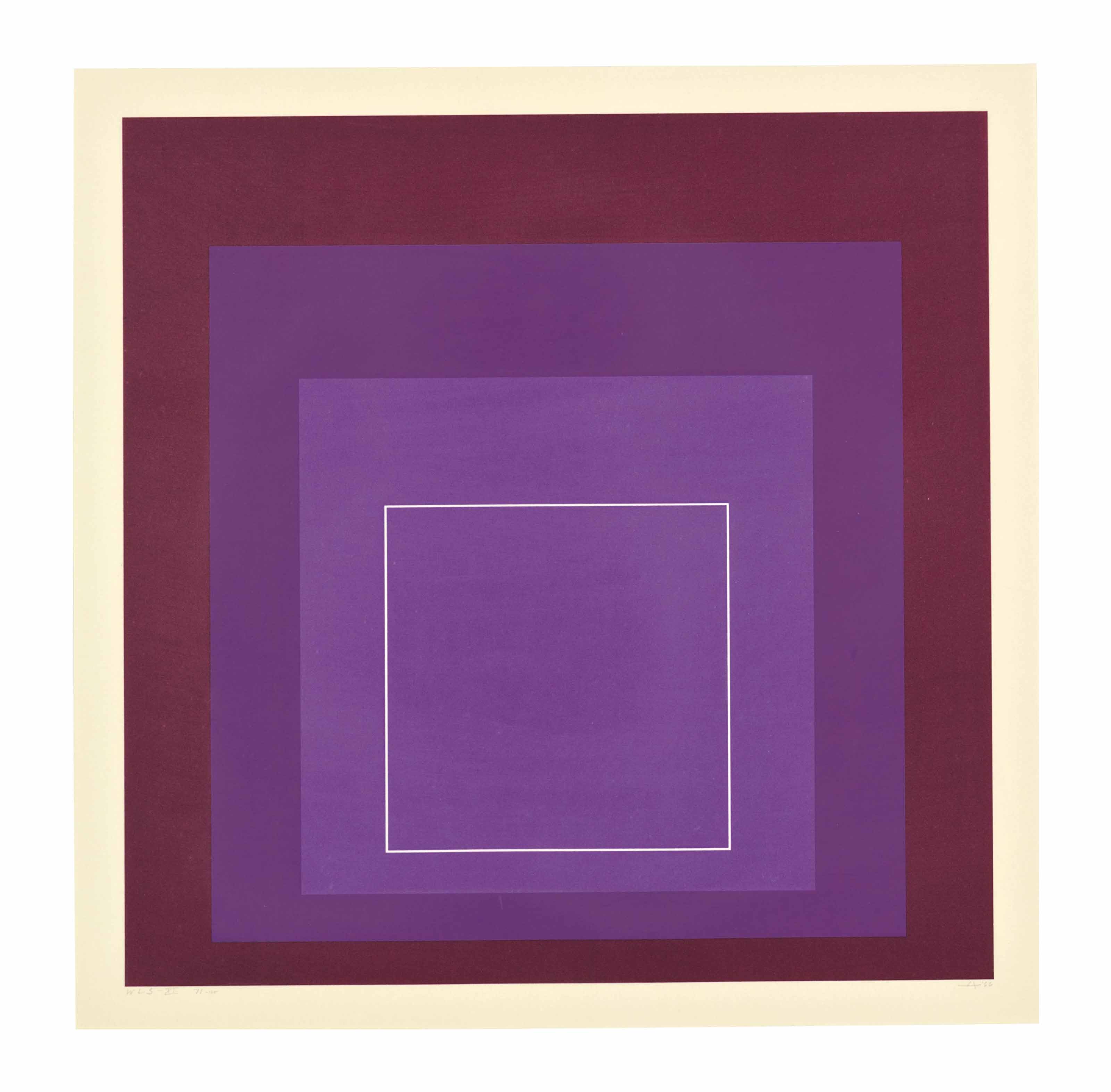 JOSEF ALBERS (1888-1976), White Line Squares: one print | Christie’s