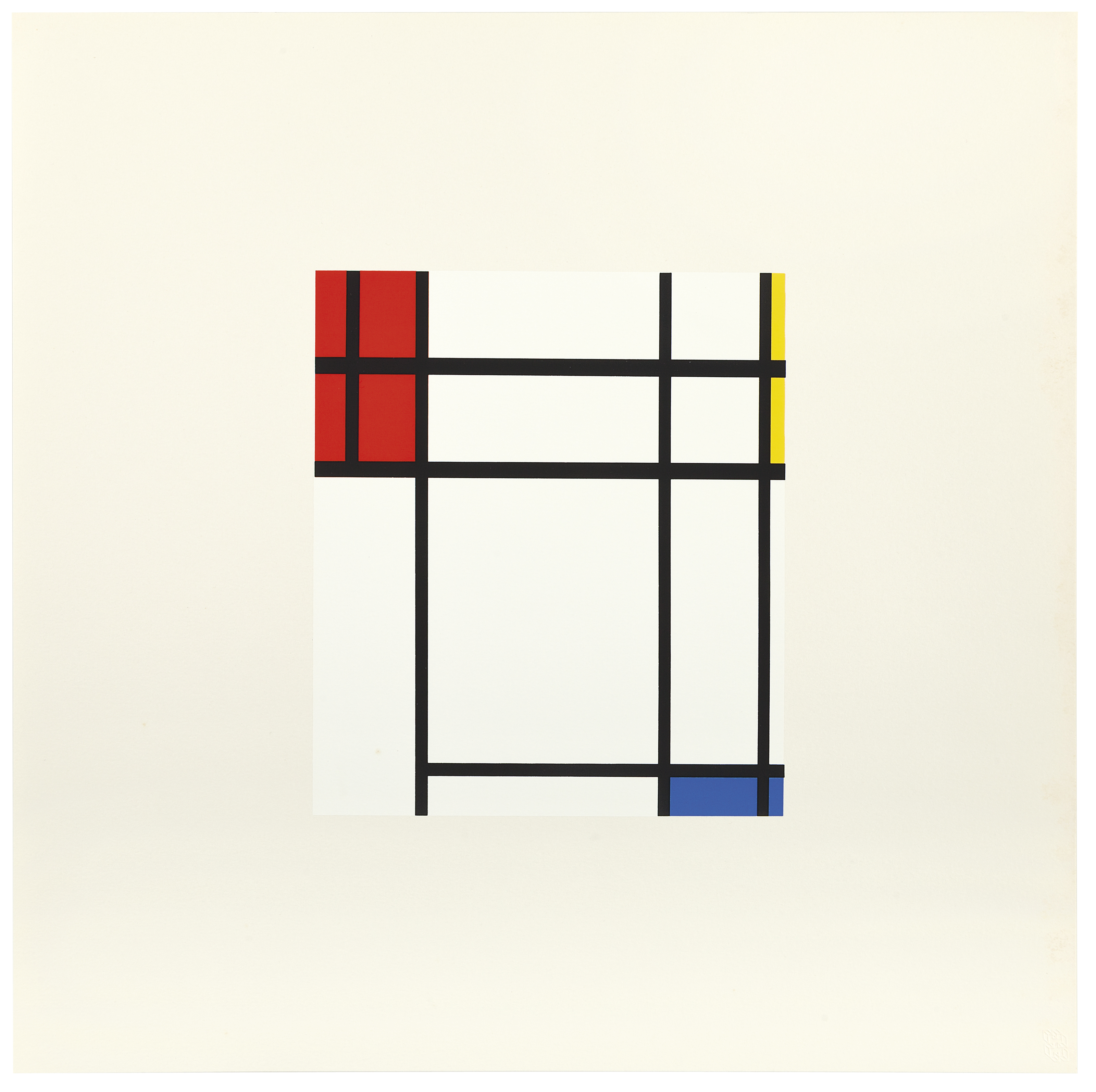 mondrian composition 10