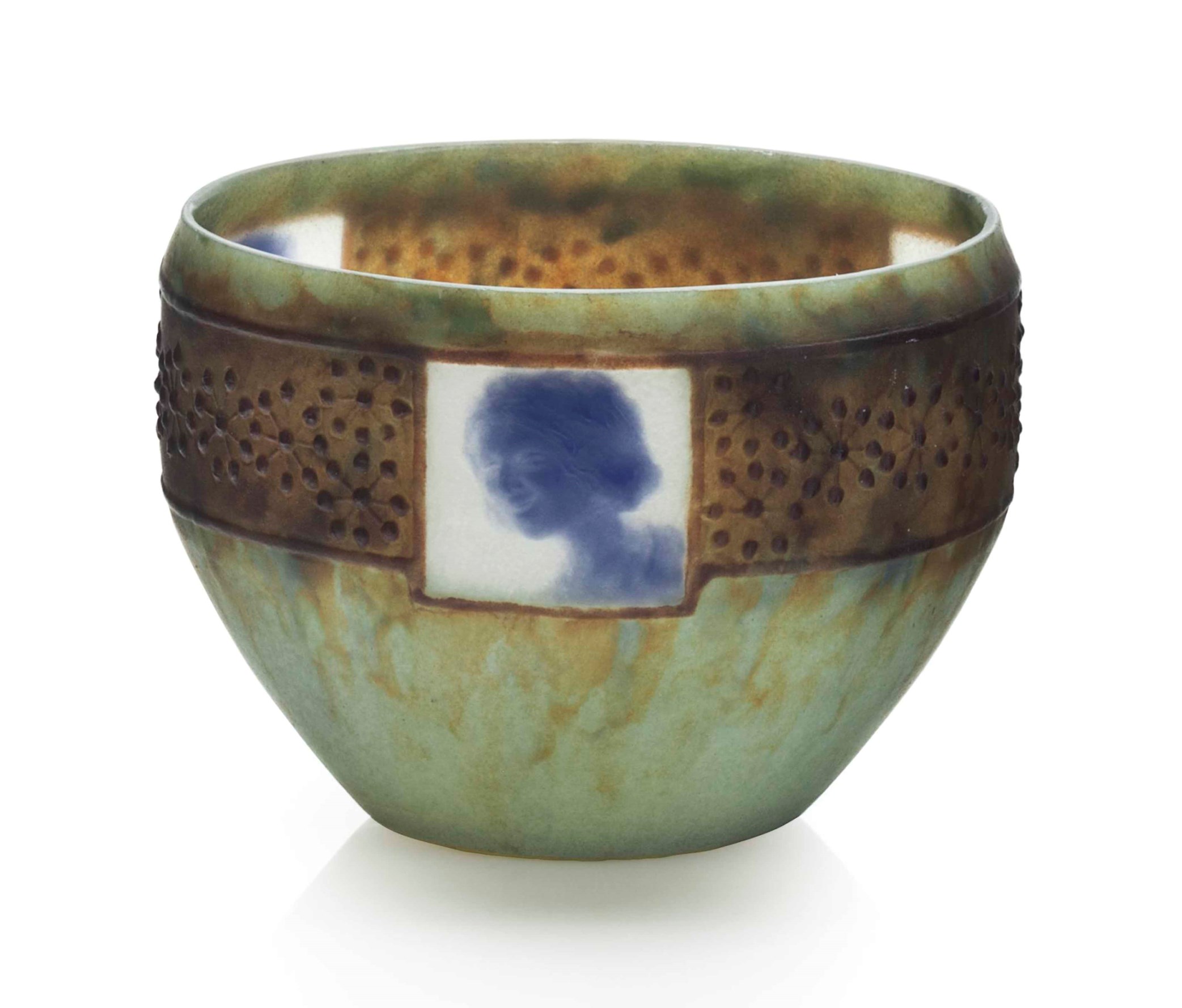 GABRIEL ARGY-ROUSSEAU (1885-1963), A 'TROIS TETES' BOWL, CIRCA 1914 ...