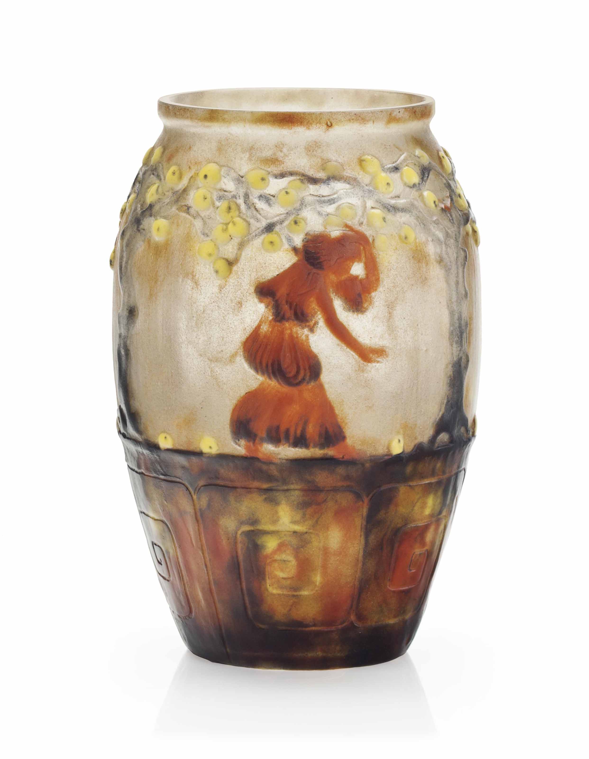 GABRIEL ARGY-ROUSSEAU (1885-1963), A 'TROIS TETES' BOWL, CIRCA 1914 ...