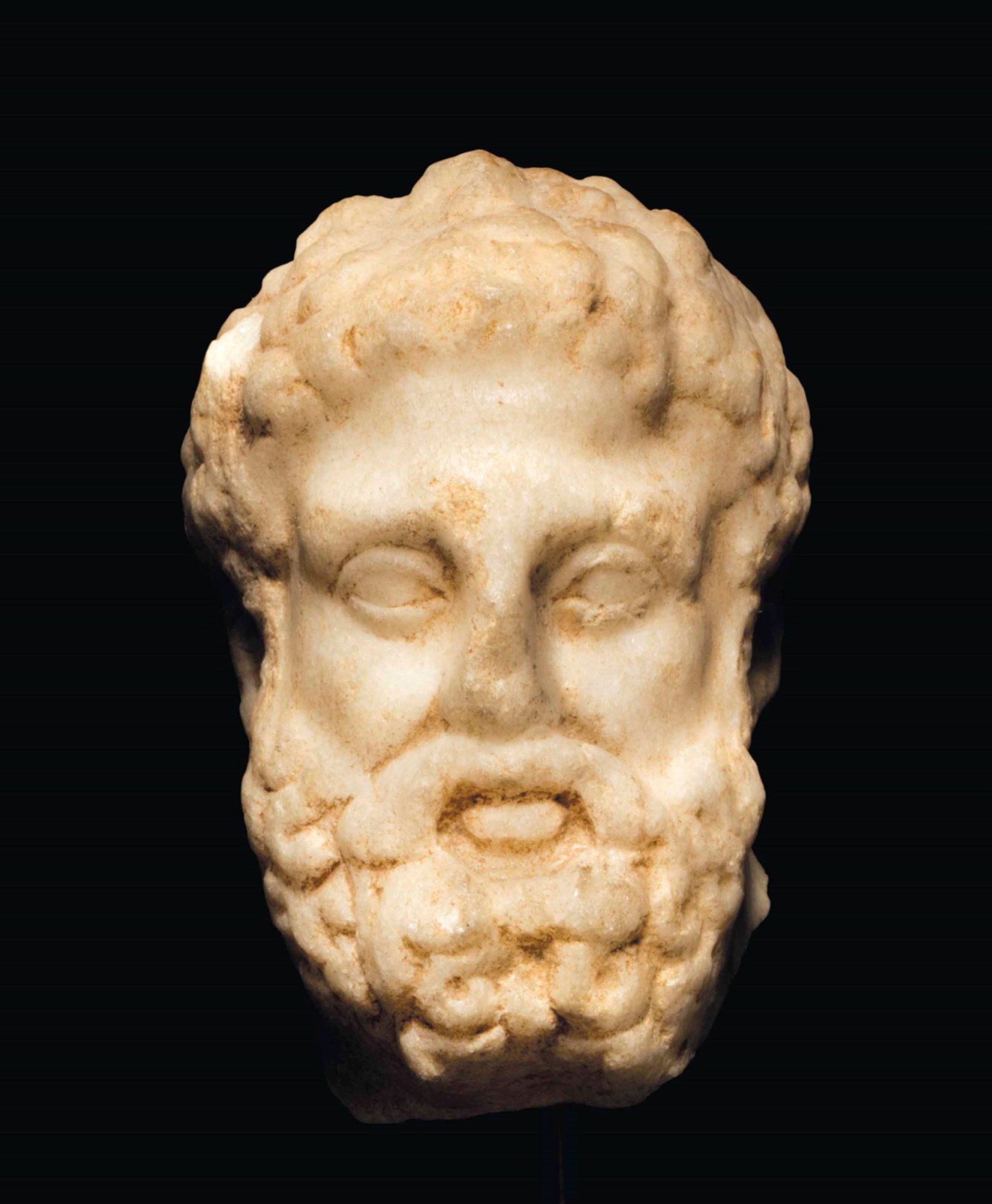 A ROMAN MARBLE HEAD OF HERCULES, CIRCA 1ST CENTURY B.C. | Christie's