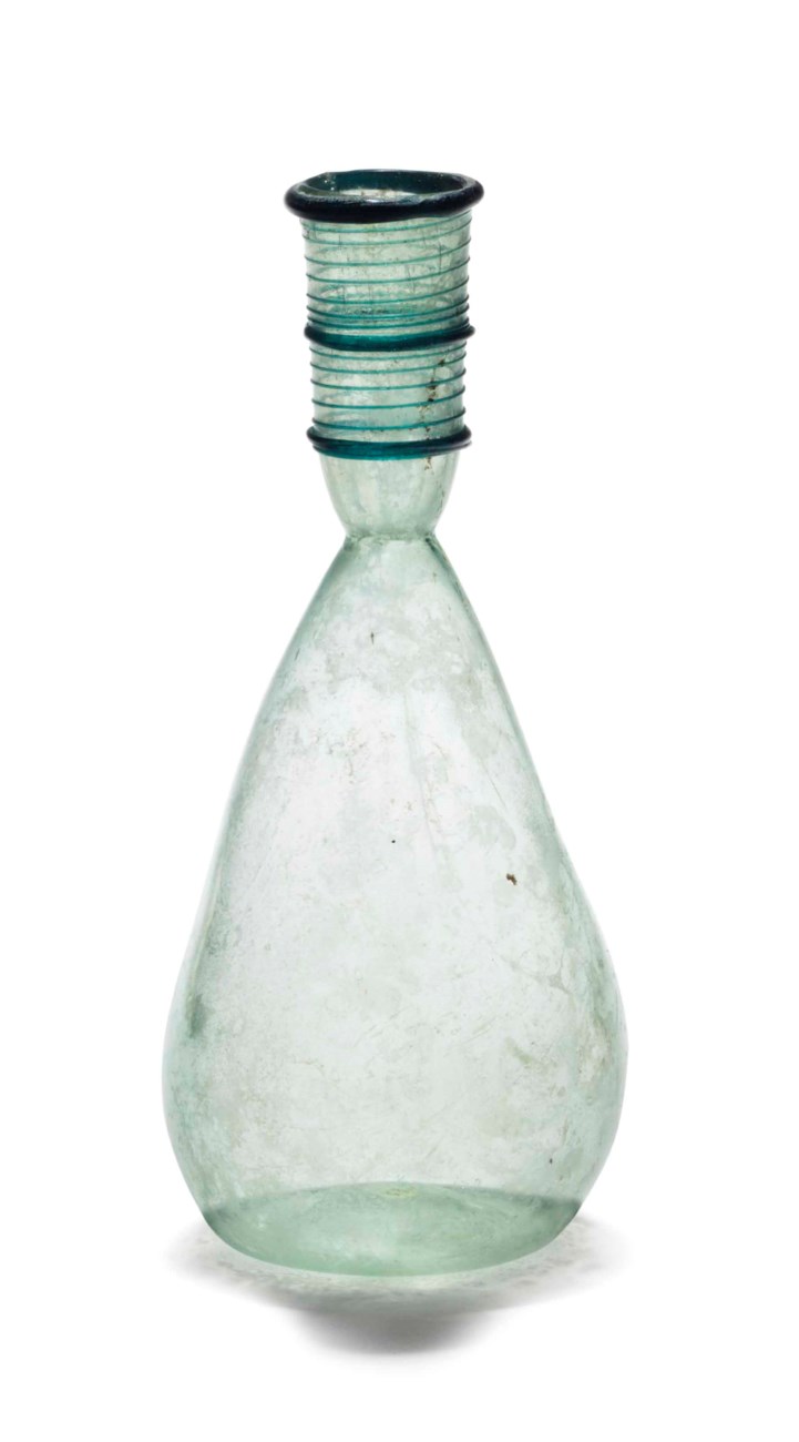 A BYZANTINE GLASS FLASK, CIRCA 6TH CENTURY A.D. | Christie's