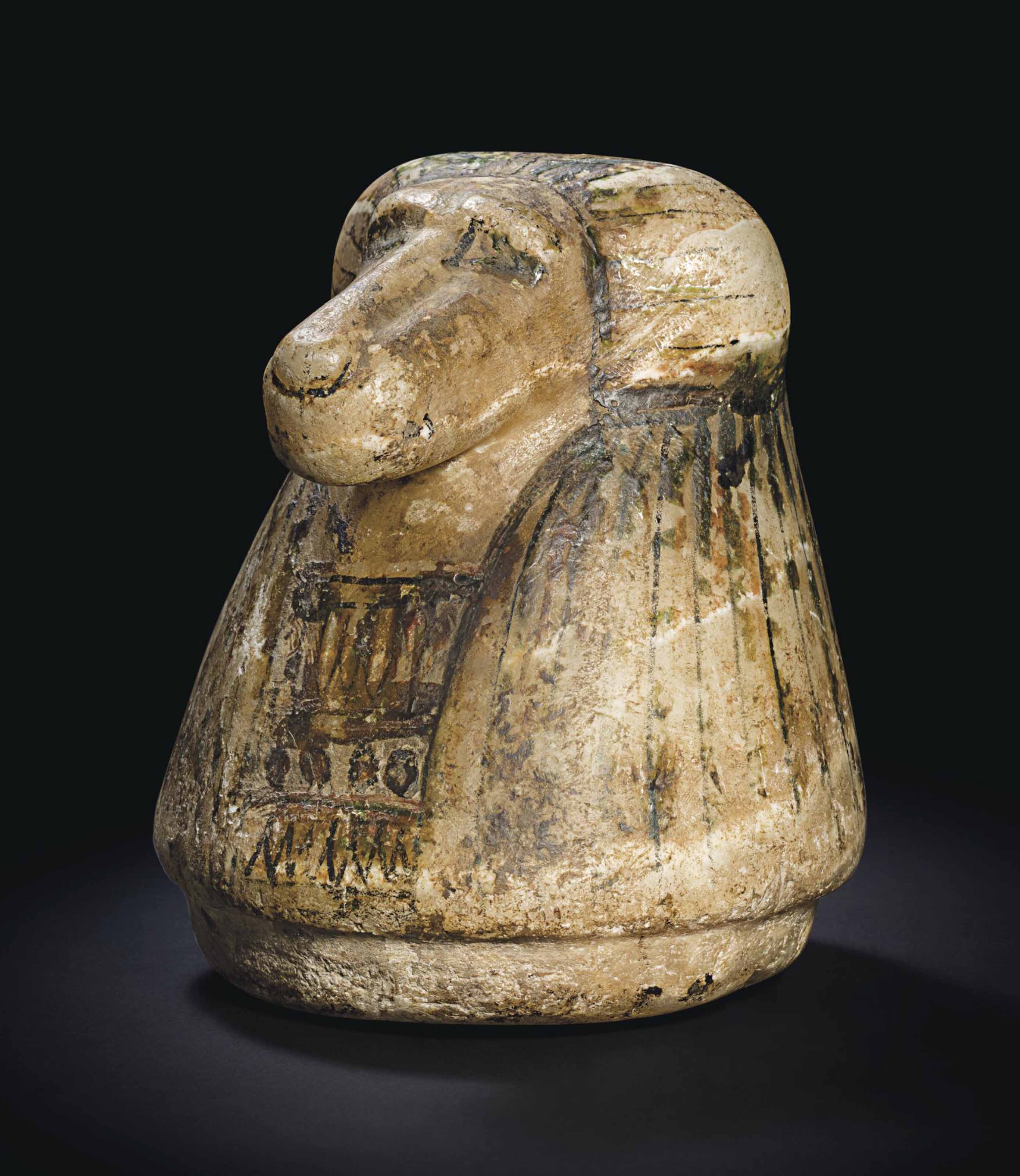 A LATE ROMAN AUBERGINE GLASS AMPHORISKOS, CIRCA 4TH-5TH CENTURY A.D ...