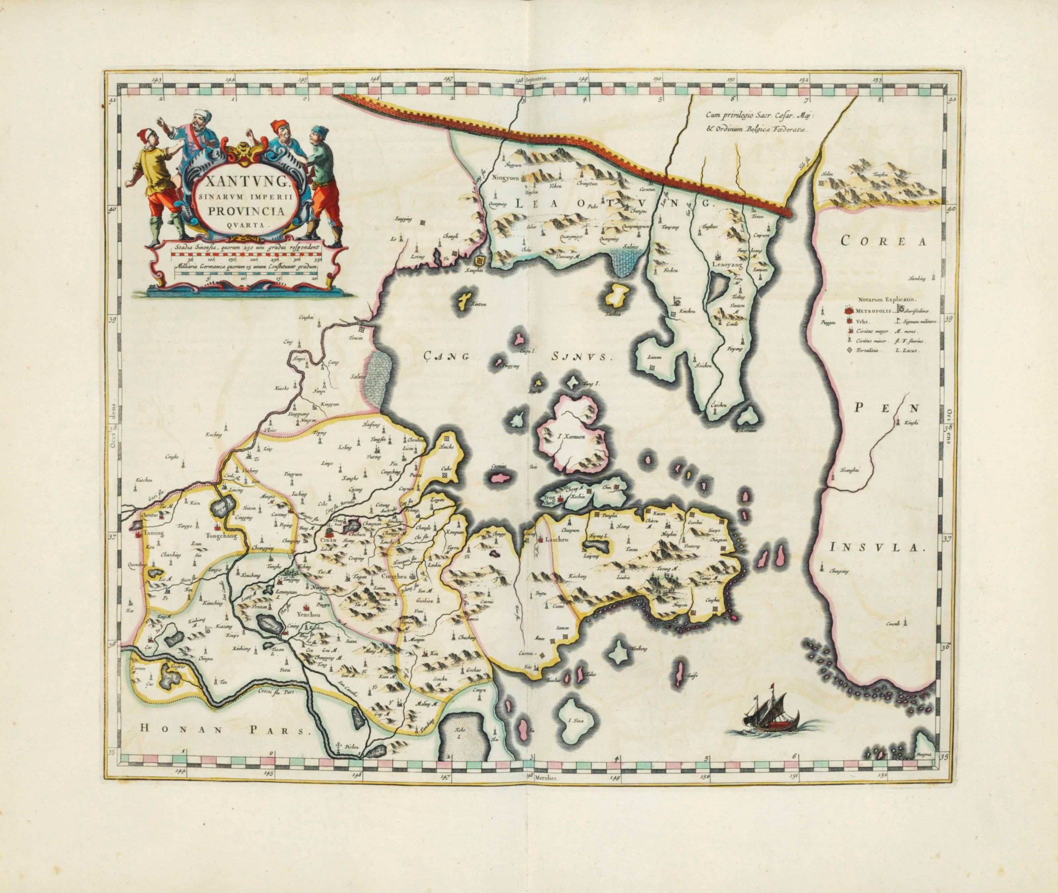 BLAEU, Joan and Martinus MARTINI (1614-1661). Novus Atlas Sinensis. Le ...