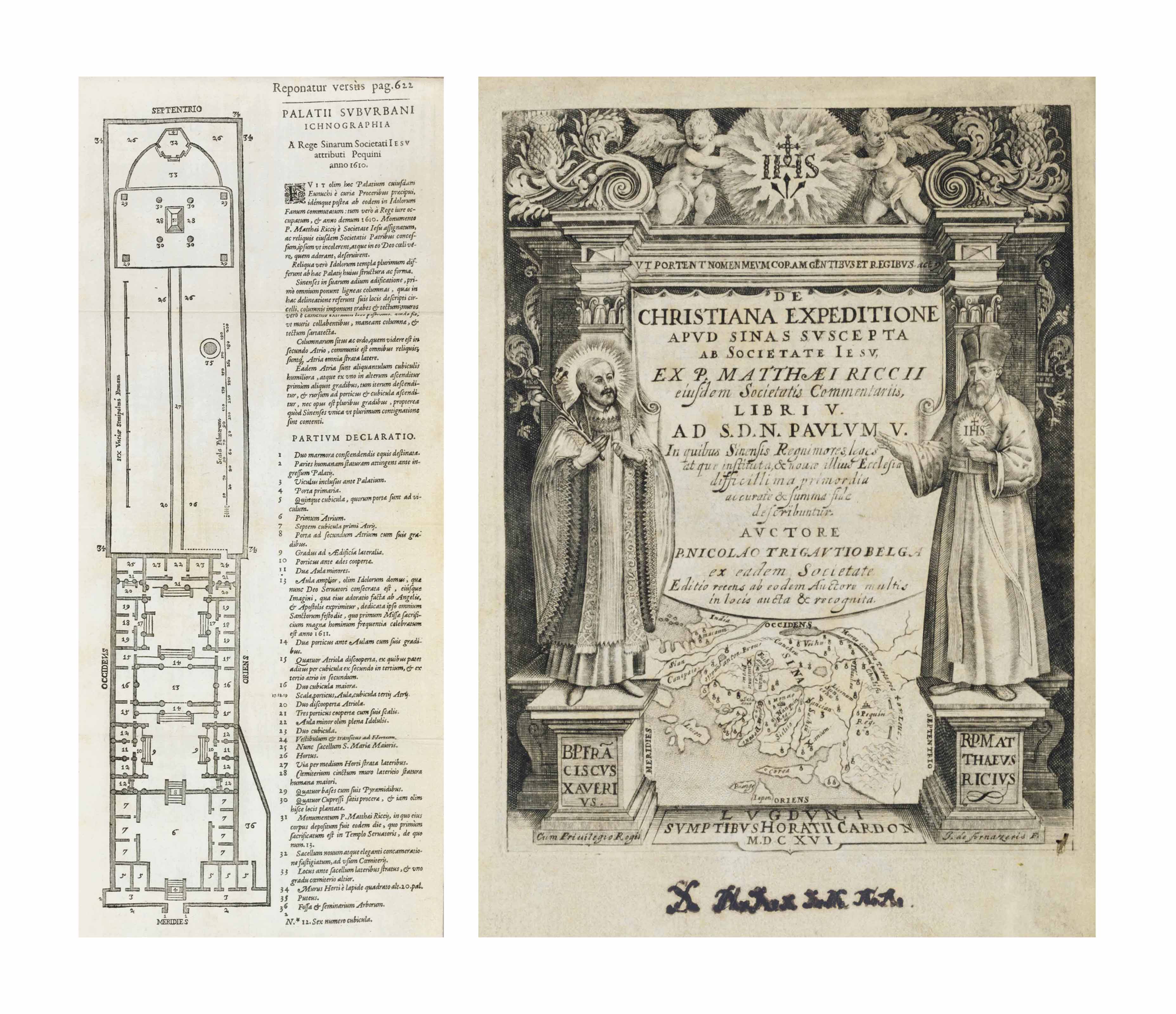 RICCI, Matteo -- Nicolas TRIGAULT, editor De Christiana expe ...