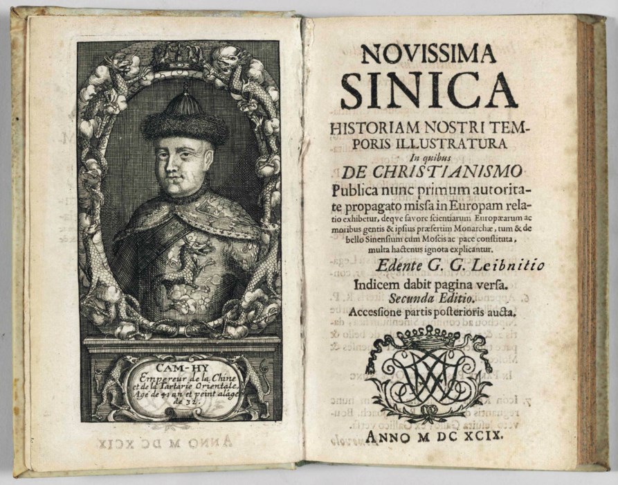 LEIBNIZ, Gottfried Wilhelm, Freiherr von (1646-1716). Novissima Sinica ...