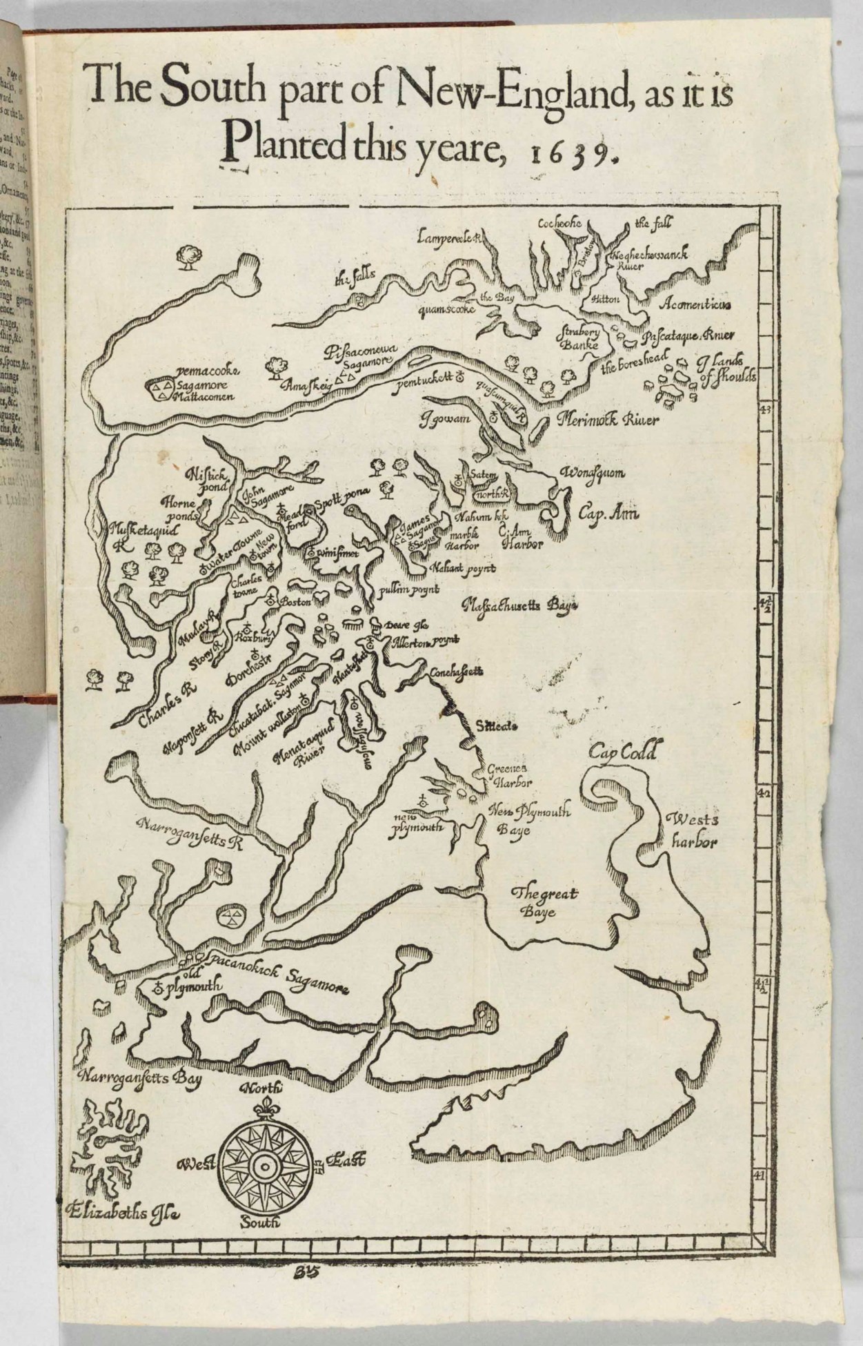 WOOD, William (1580-1639). New England's Prospect, A true, lively and ...