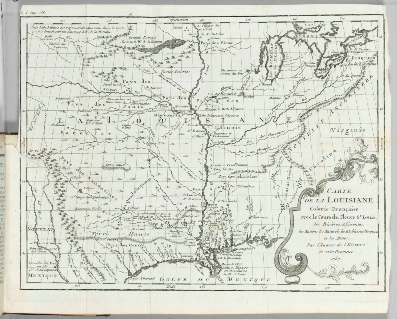 LE PAGE DU PRATZ, Antoine-Simon (1695?-1775). Histoire de la Louisiane ...