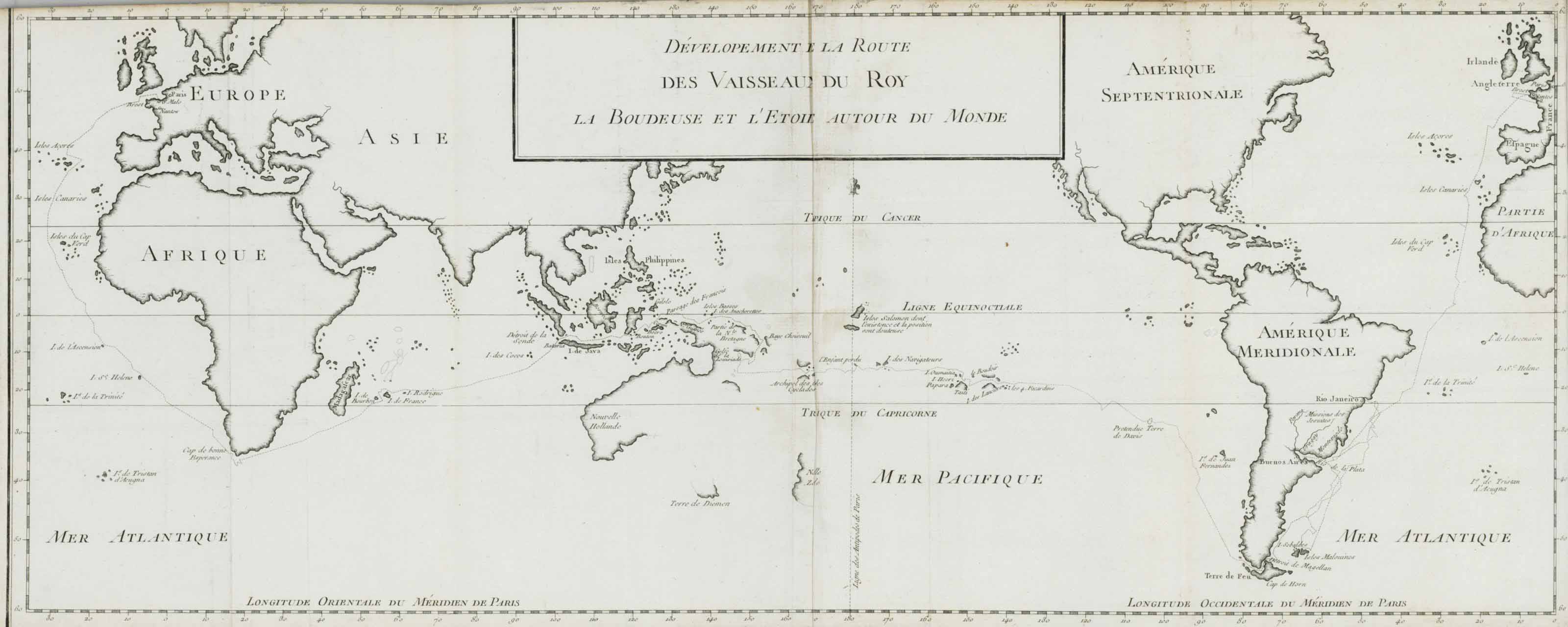 [BOUGAINVILLE, Louis Antoine, Comte de (1729-1811)]. Voyage autour du ...
