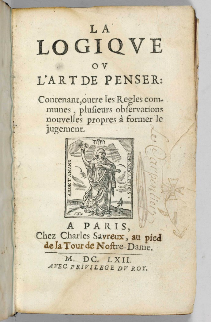 [ARNAULD, Antoine (1612-1694) and Pierre NICOLE (1625-1695)]. La ...