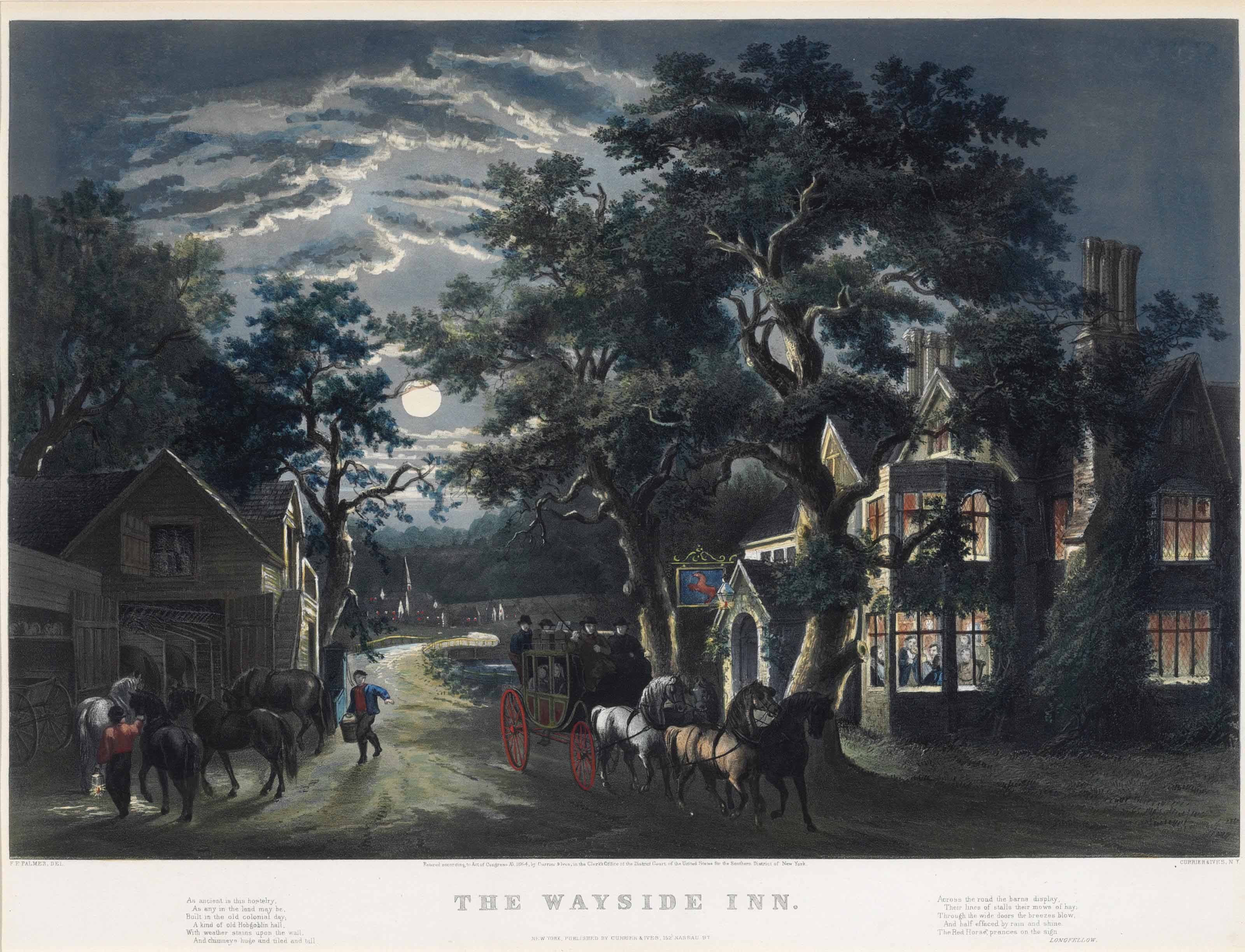 CURRIER and IVES, publishers. – Frances F. Palmer, after. The Village ...