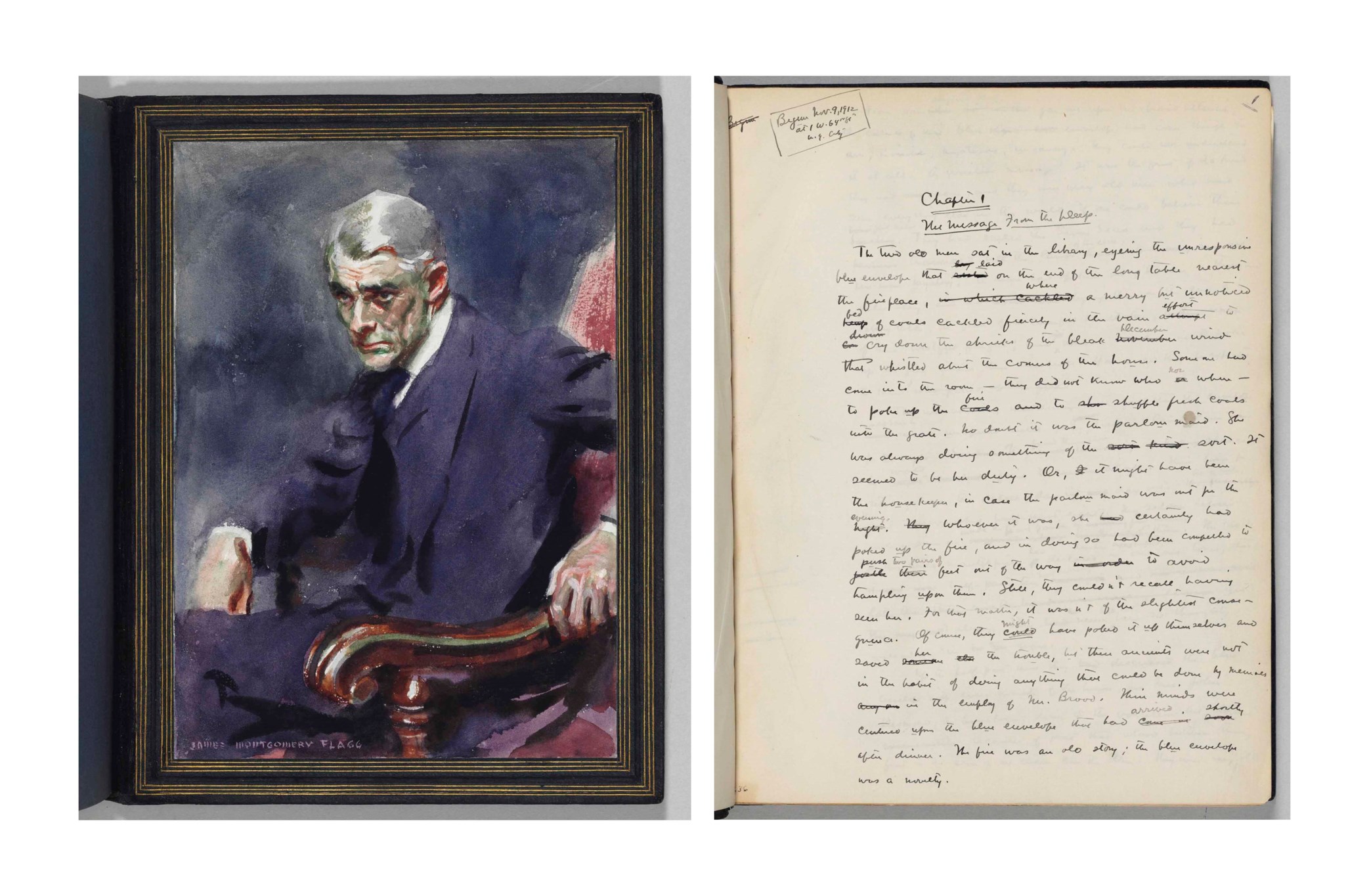 McCUTCHEON, George Barr (1866-1928). Autograph manuscript of his novel ...