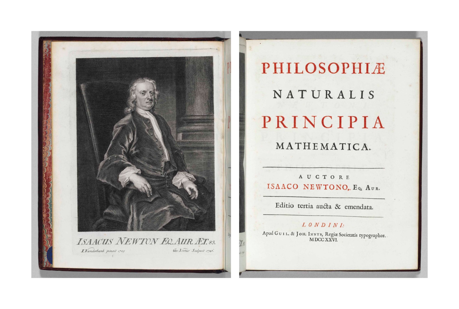 NEWTON, Sir Isaac. Philosophiae Naturalis Principia Mathematica ...