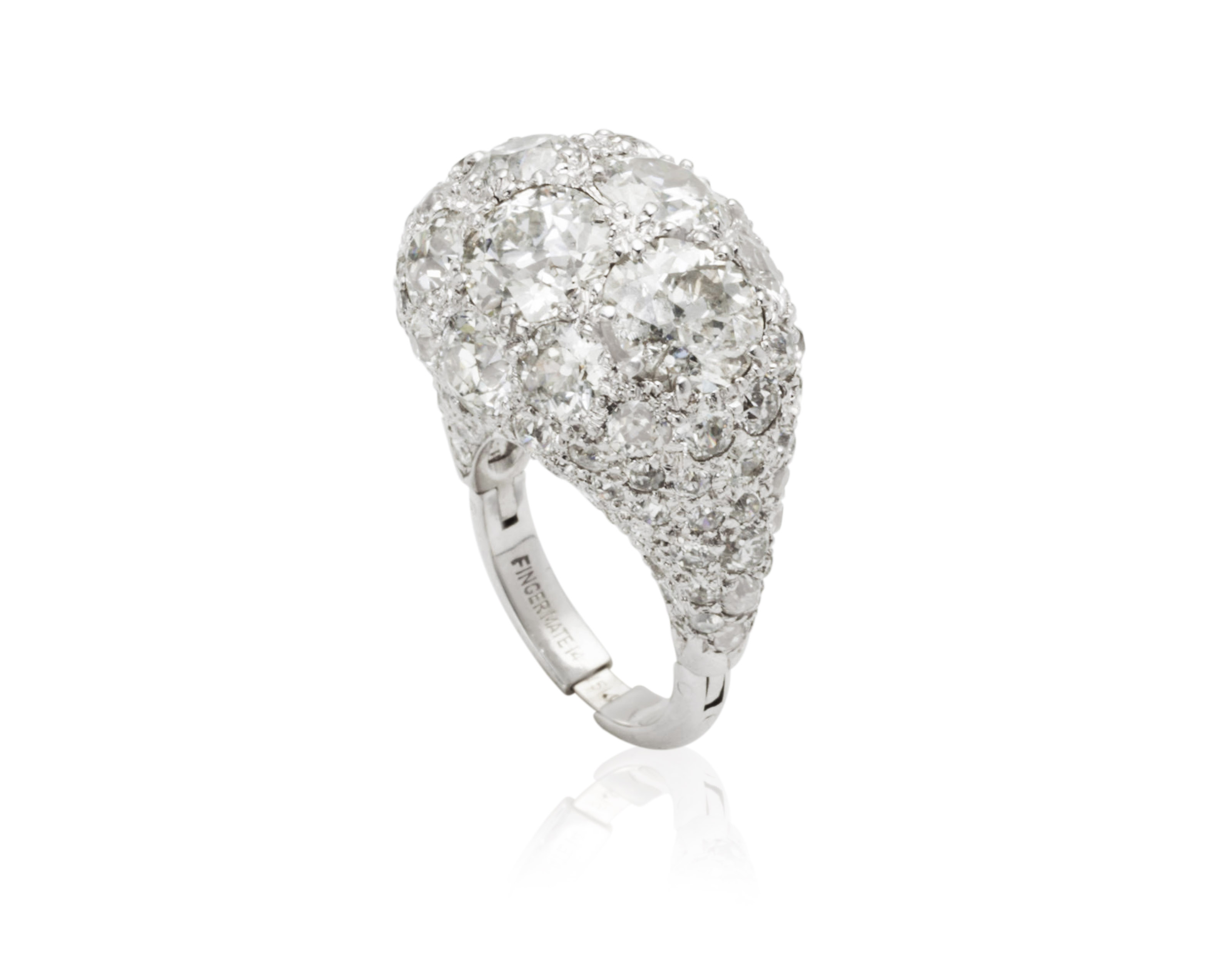 DIAMOND BOMBÉ RING, | Christie’s