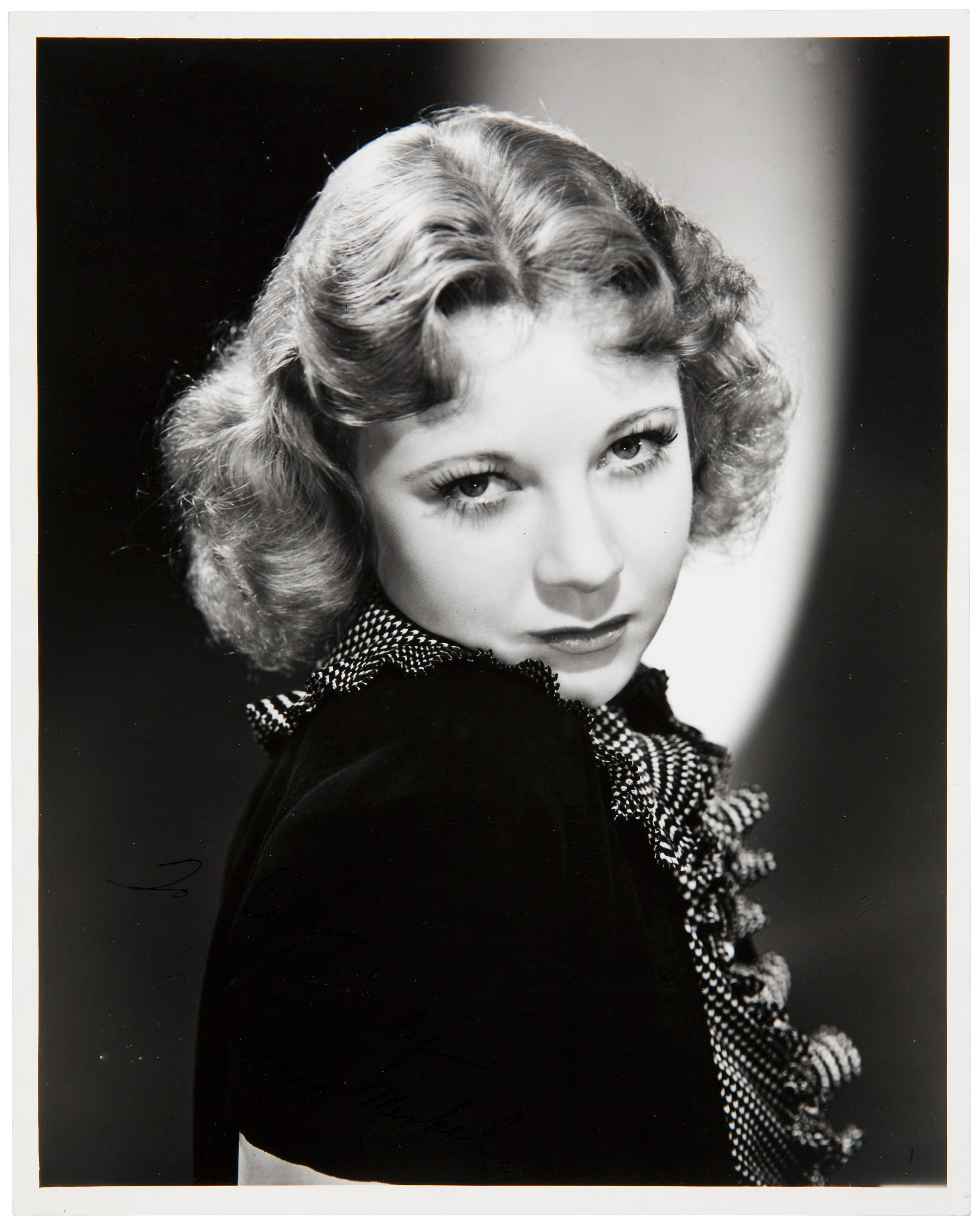 CLARENCE SINCLAIR BULL (1896–1979), Portrait of Una Merkel, 1930s ...