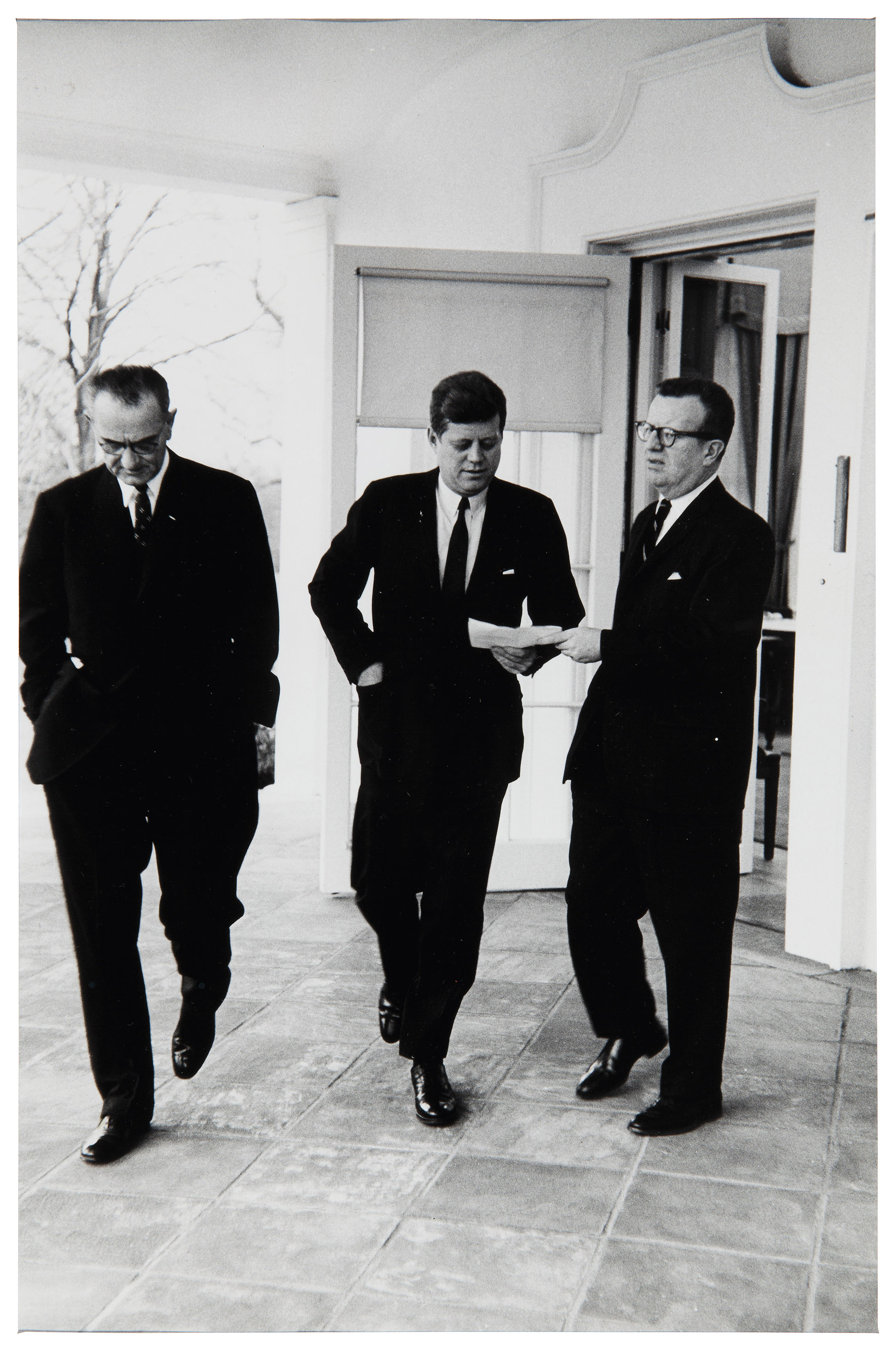 JACQUES LOWE (1930–2001), Lyndon B. Johnson and John F. Kennedy, c ...