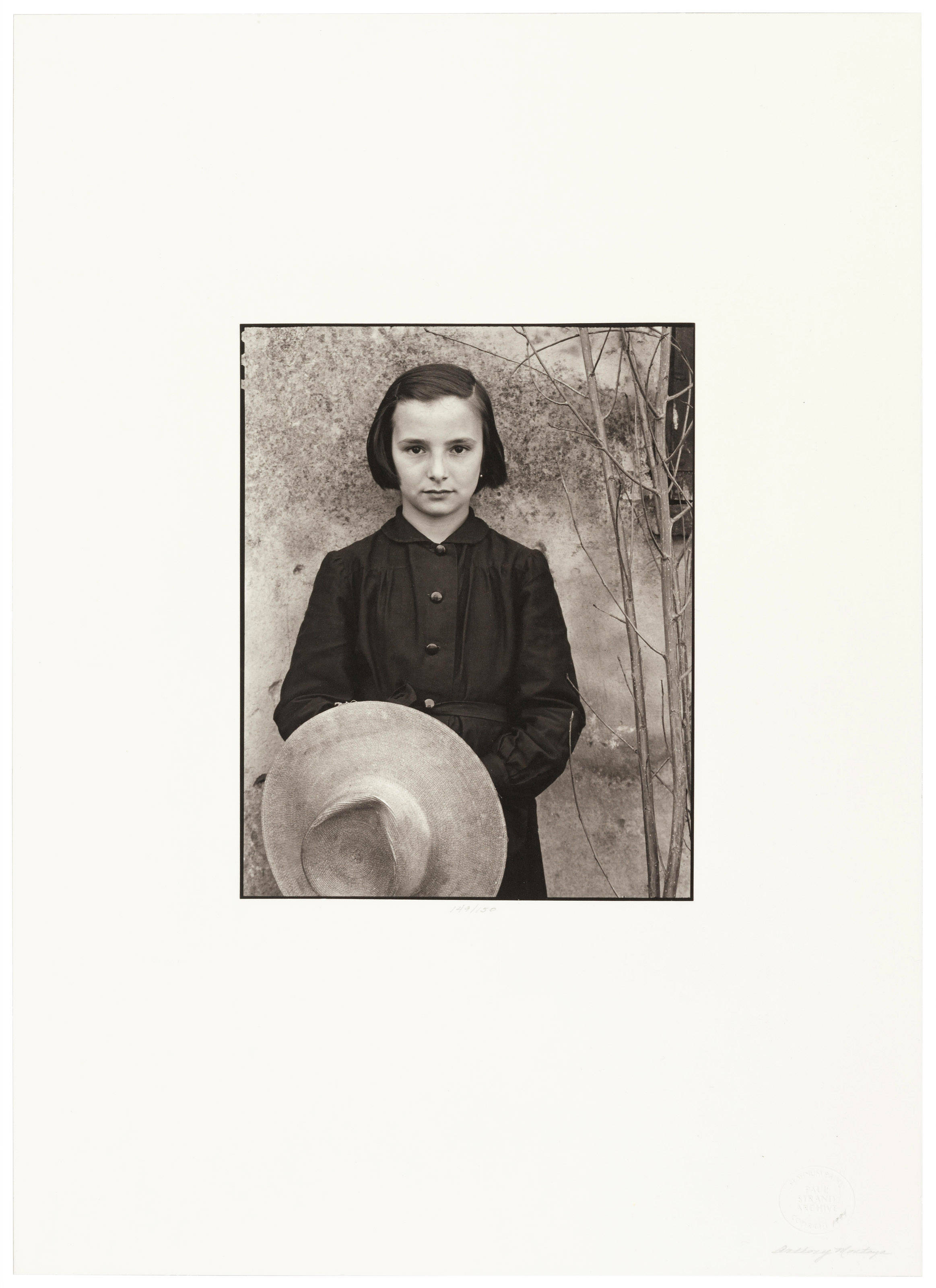 PAUL STRAND (1890–1976), Tailor's Apprentice, Luzzara, Italy, 1953 ...