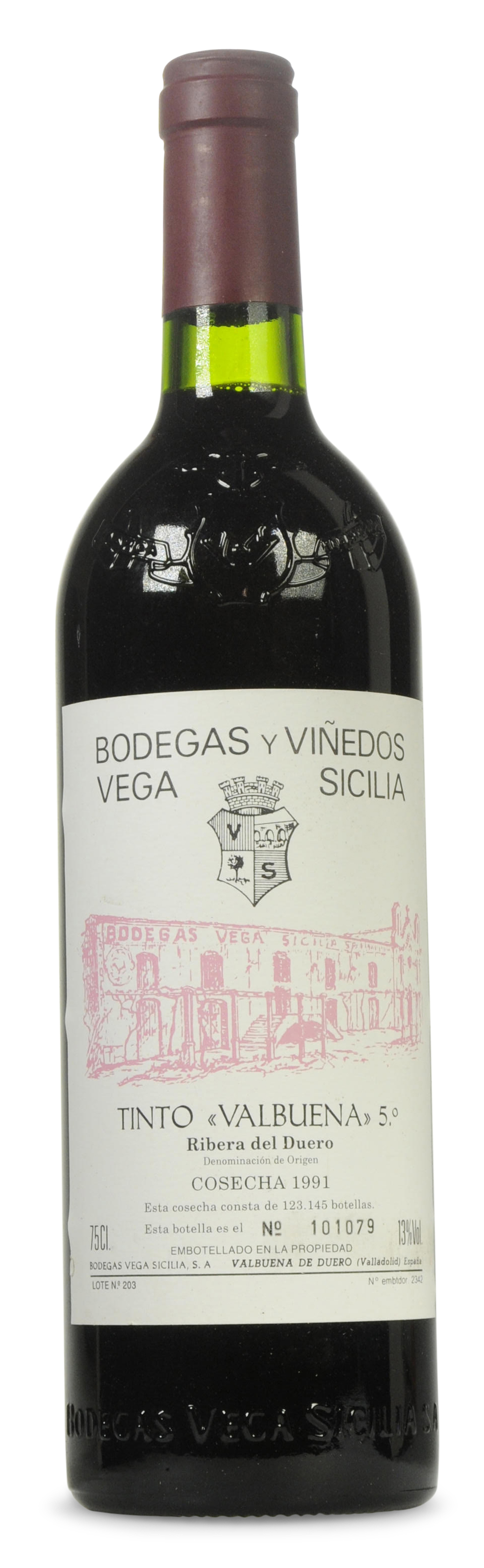 Vega Sicilia, Valbuena 5° 1991, Ribera del Duero | Christie’s