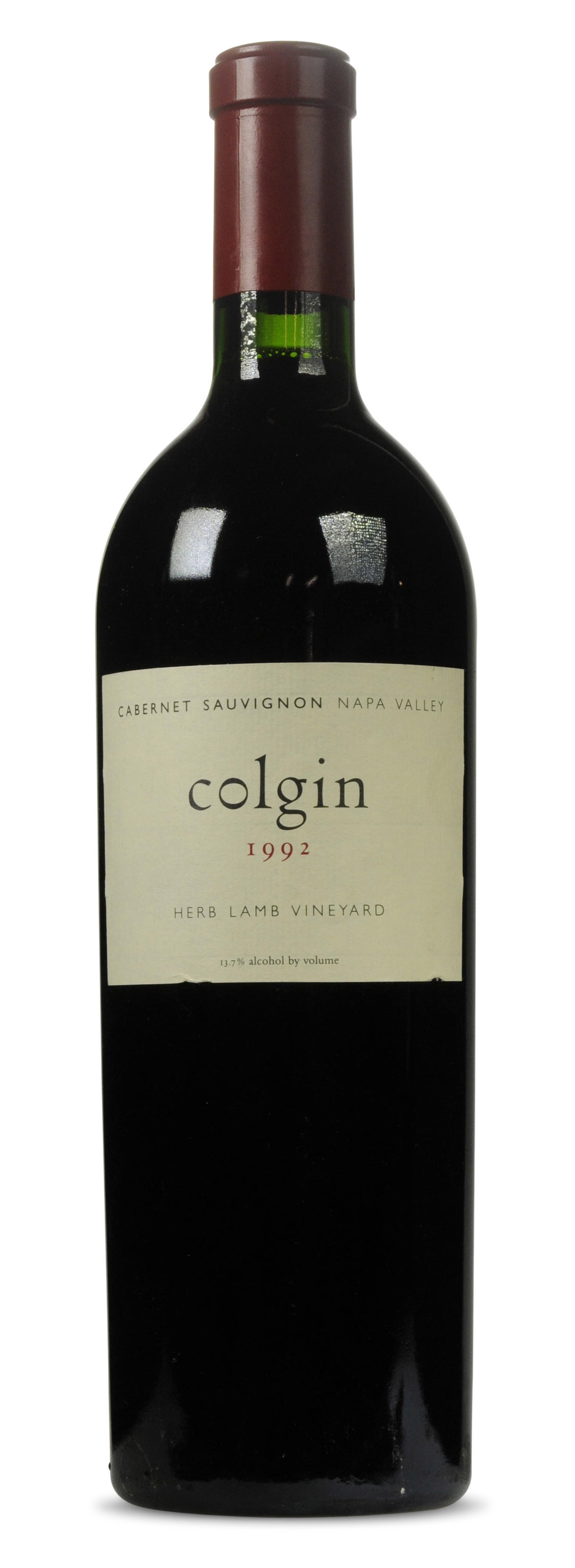 Colgin, Herb Lamb Vineyard, Cabernet Sauvignon 1992, Napa Valley ...