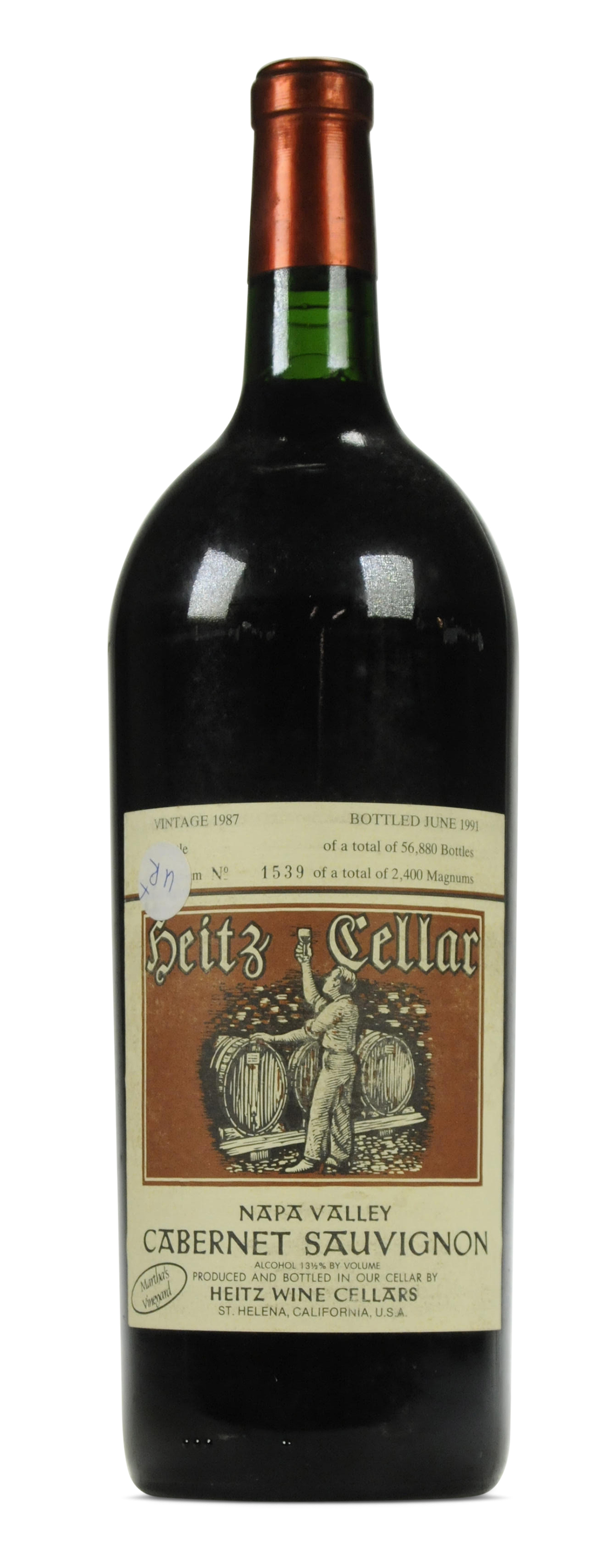 Heitz Cellars, Martha's Vineyard, Cabernet Sauvignon 1986 and 1987 ...