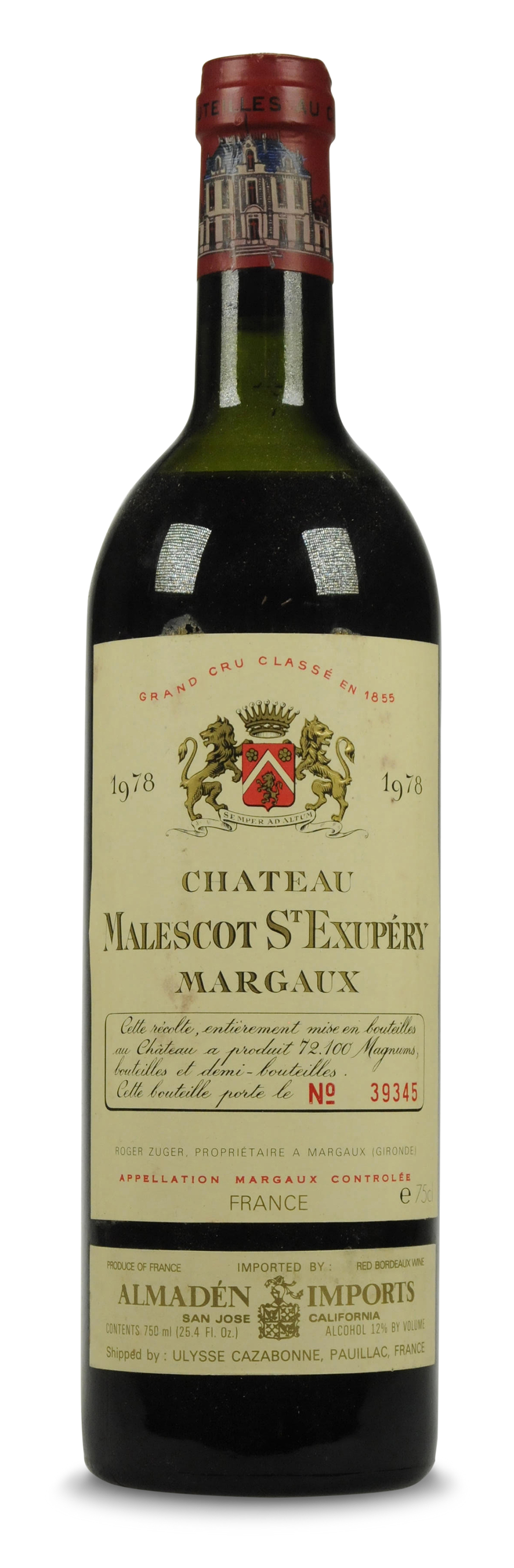 Château Malescot-Saint-Exupéry 1978, Margaux, 3ème cru classé | Christie’s