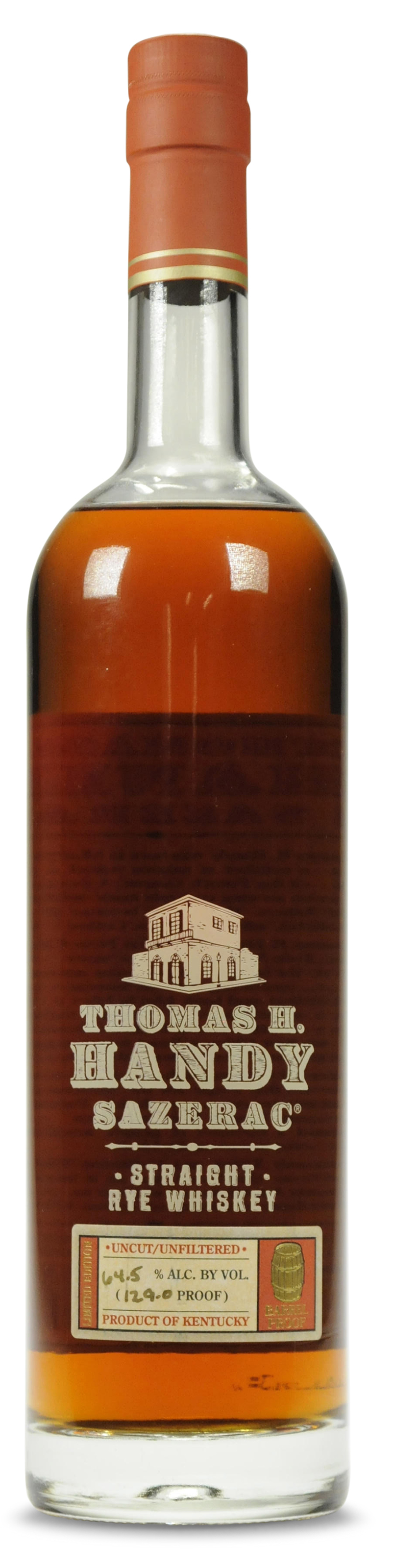 Thomas H. Handy, Sazerac Straight Rye Whiskey, Franklin County ...