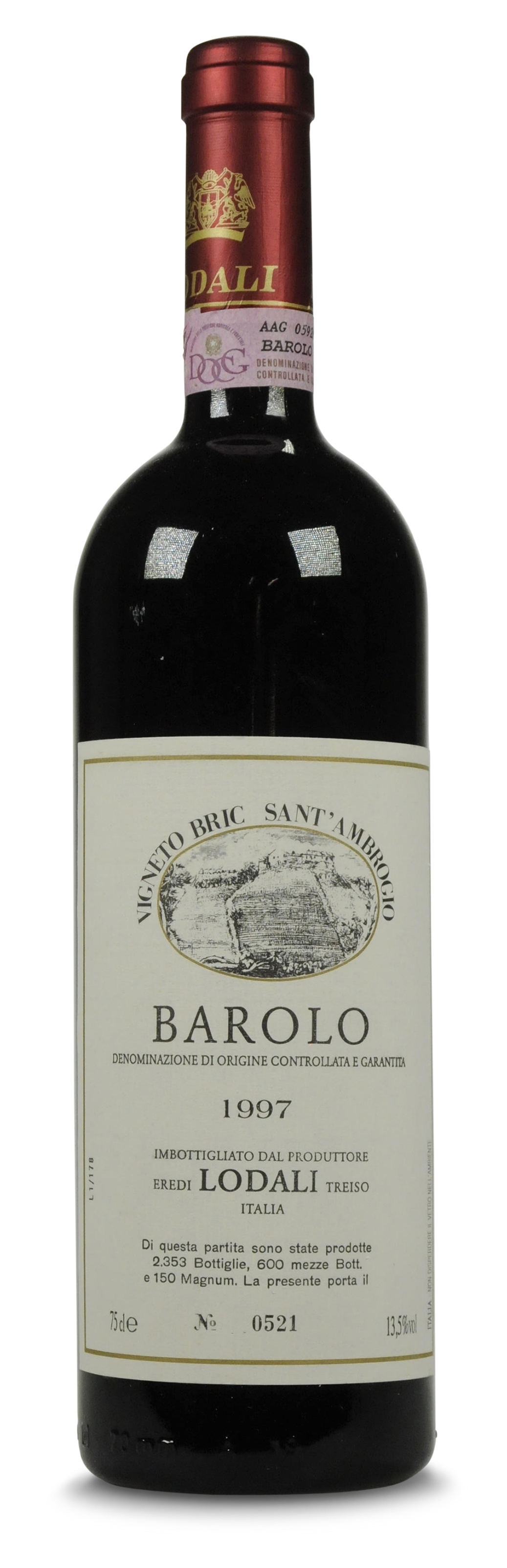 Lodali, Barolo, Vigneto Bric Sant'Ambrogio 1997, Piedmont | Christie’s