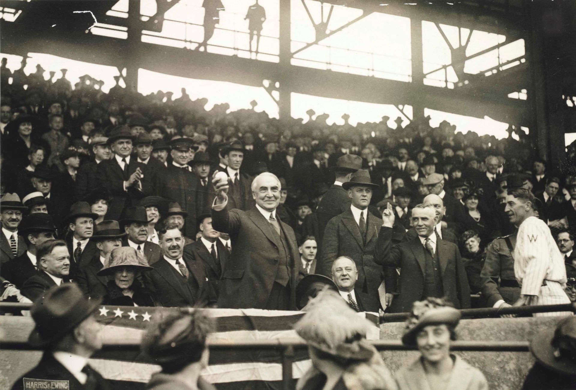 WARREN HARDING FIRST PITCH PHOTOGRAPH | Christie's