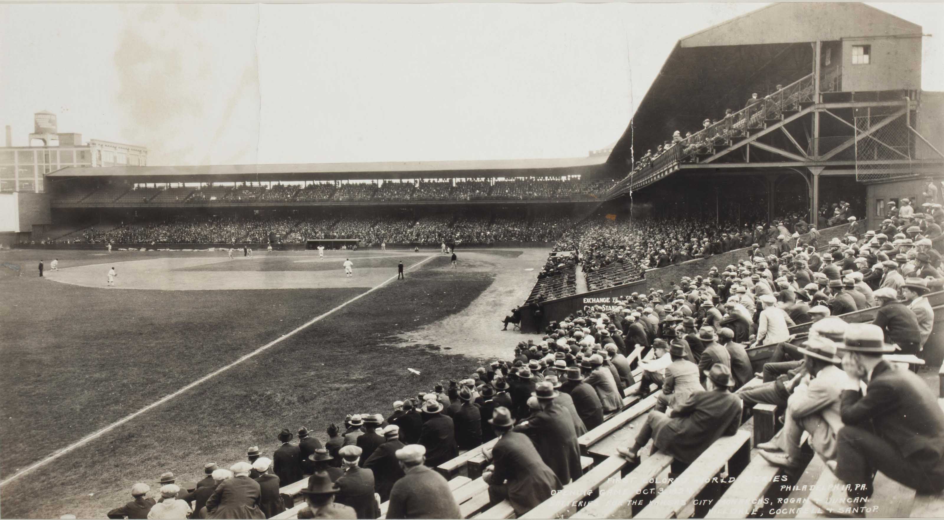 1924 COLORED WORLD SERIES PANORAMIC PHOTOGRAPH
