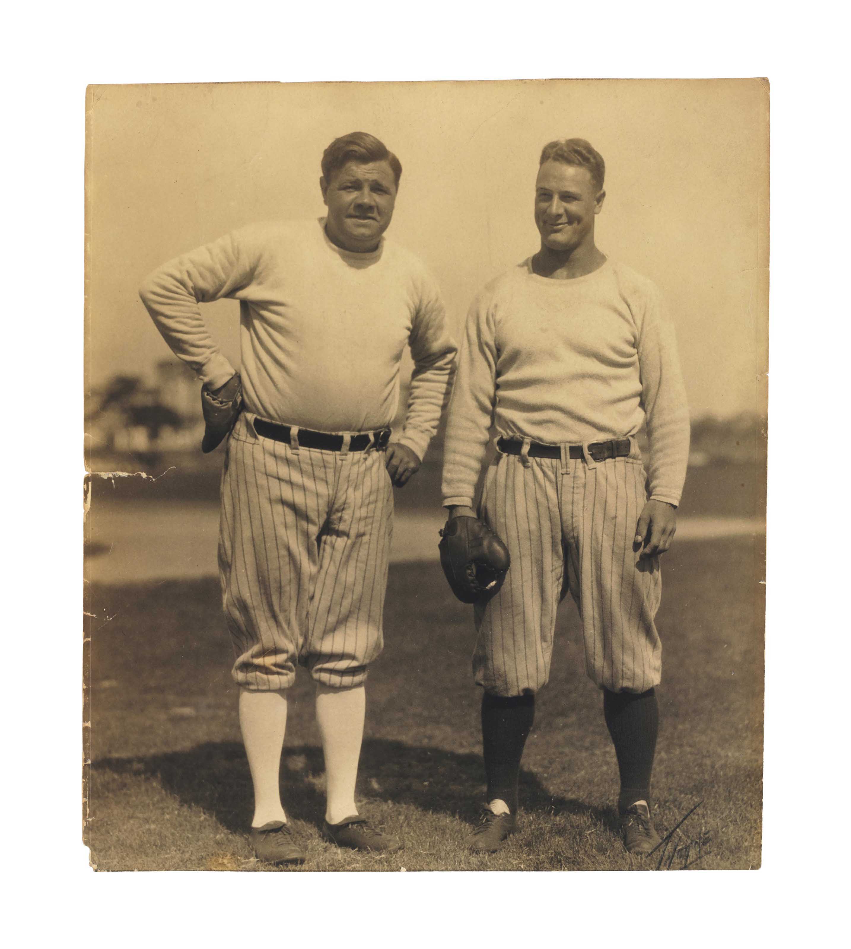 BABE RUTH & LOU GEHRIG PHOTOGRAPH