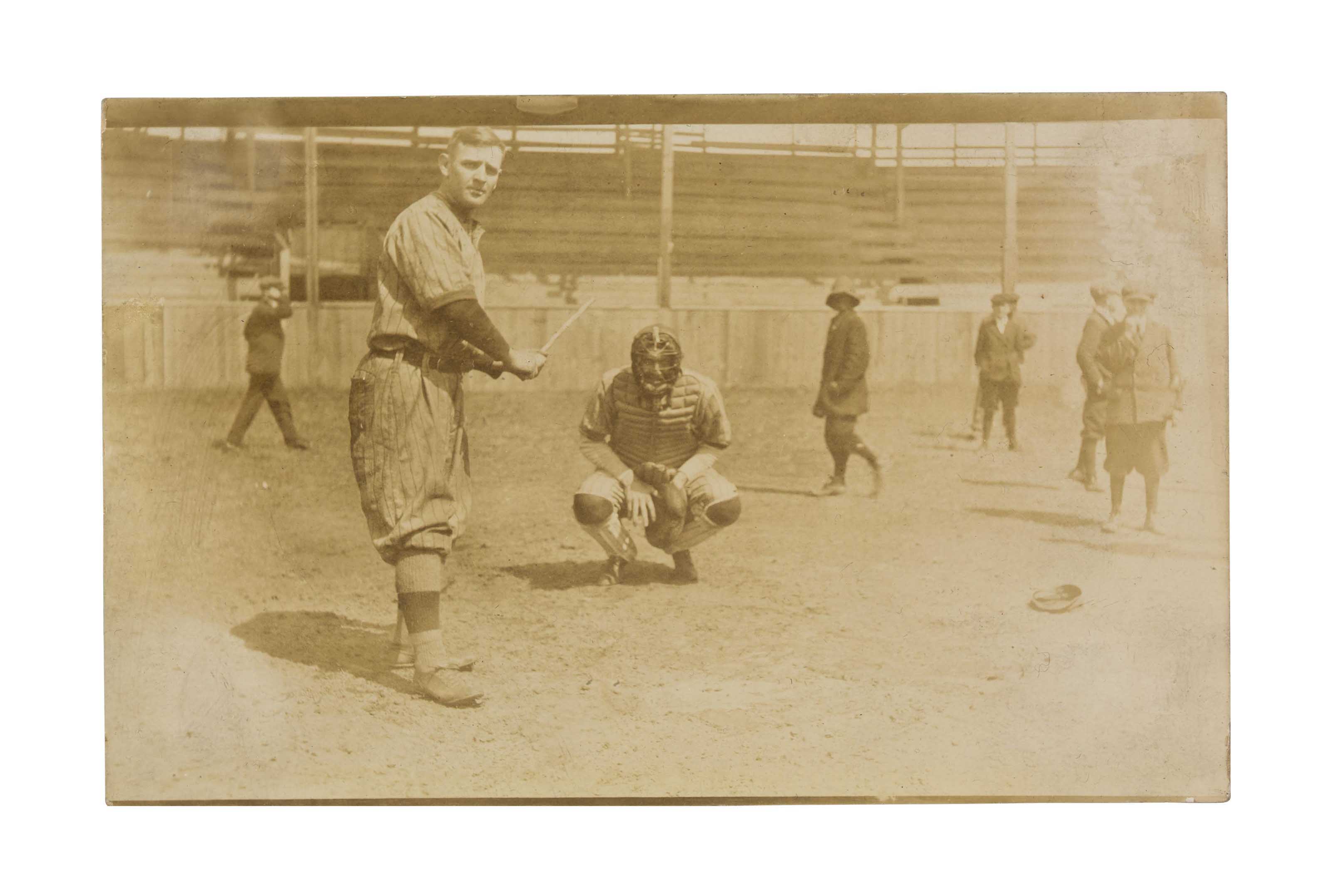 CASEY STENGEL PHOTOGRAPHIC POSTCARD