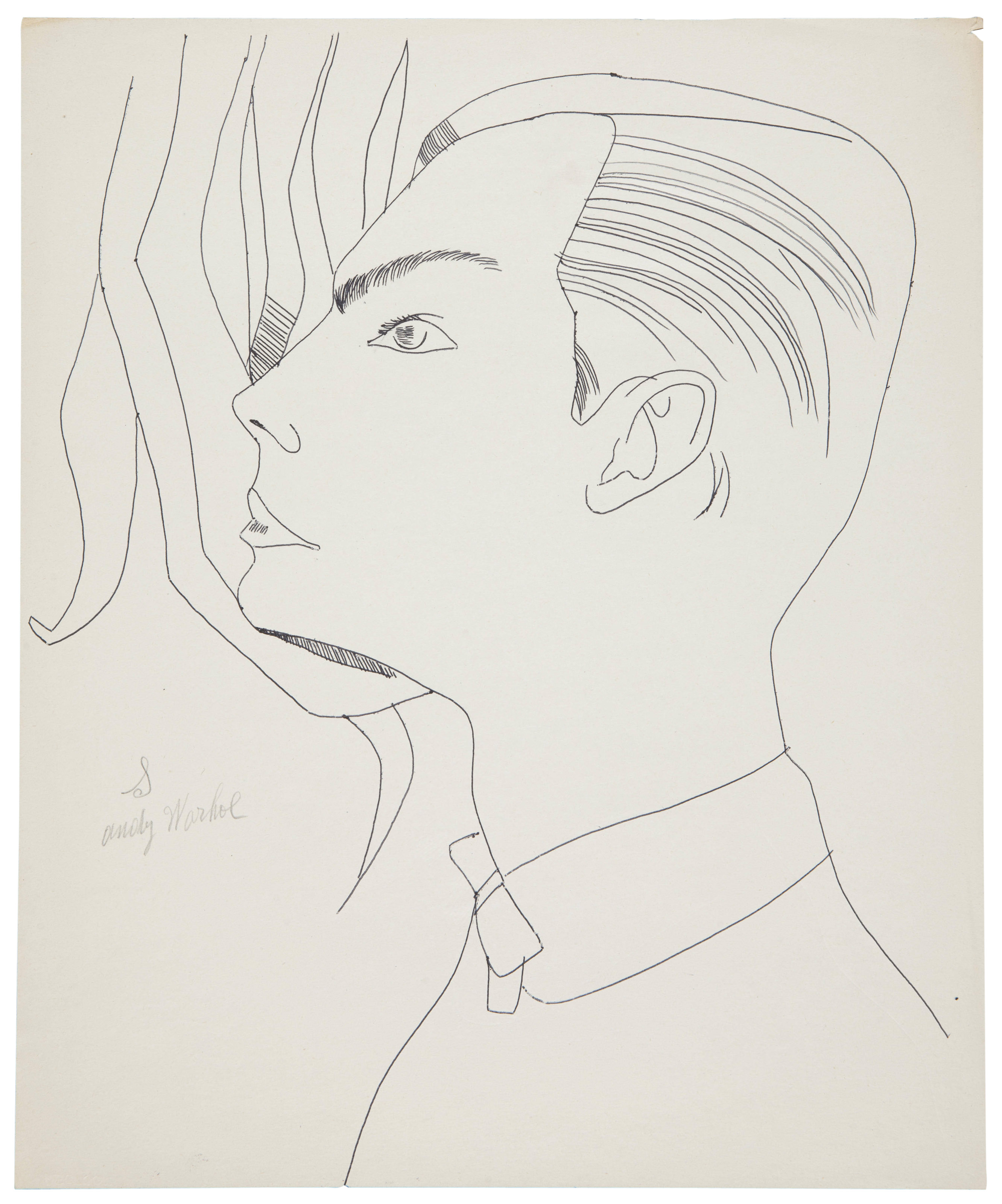 Young Man with Bowtie, ANDY WARHOL (1928-1987) | Christie’s