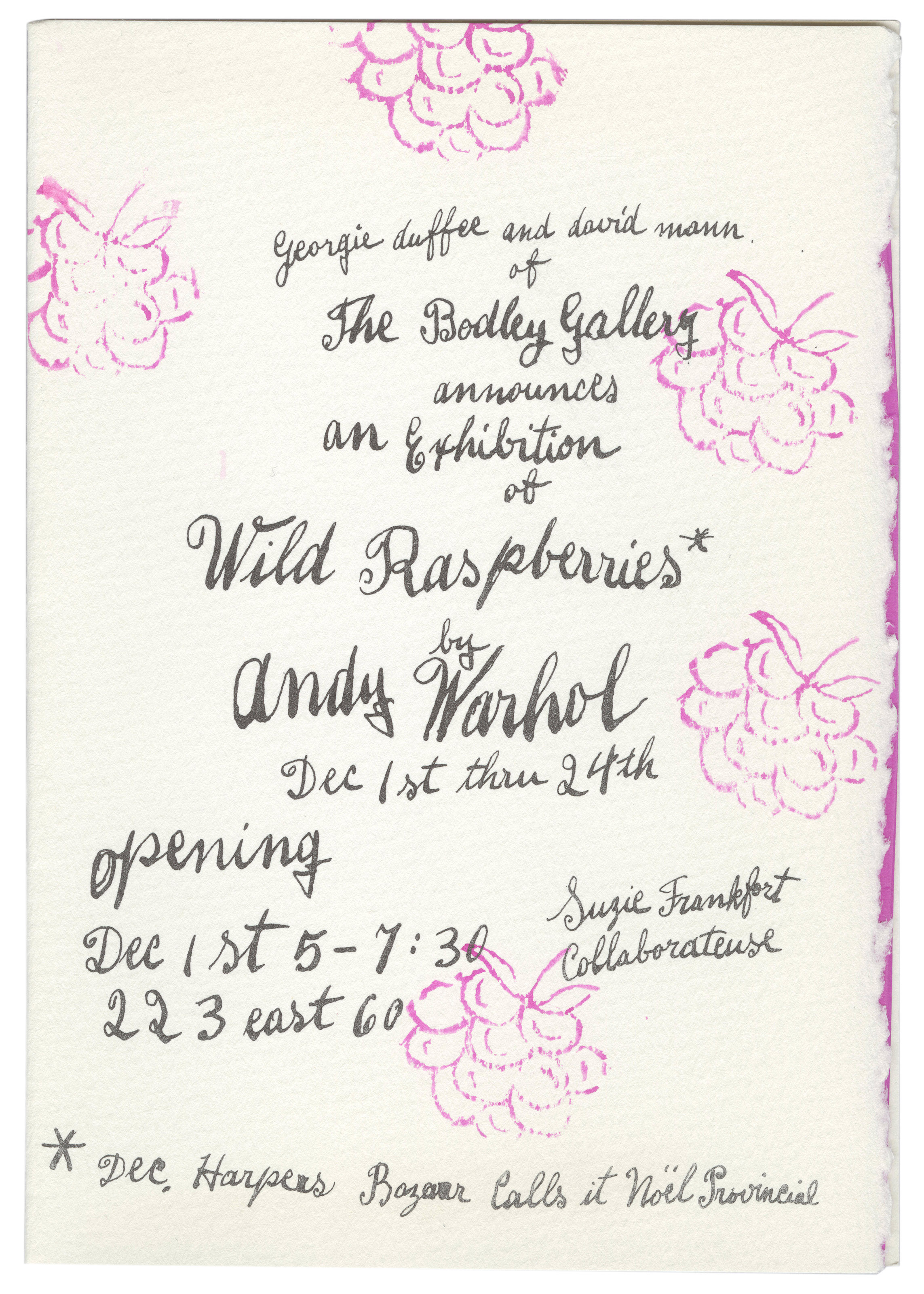 raspberry exhibitions