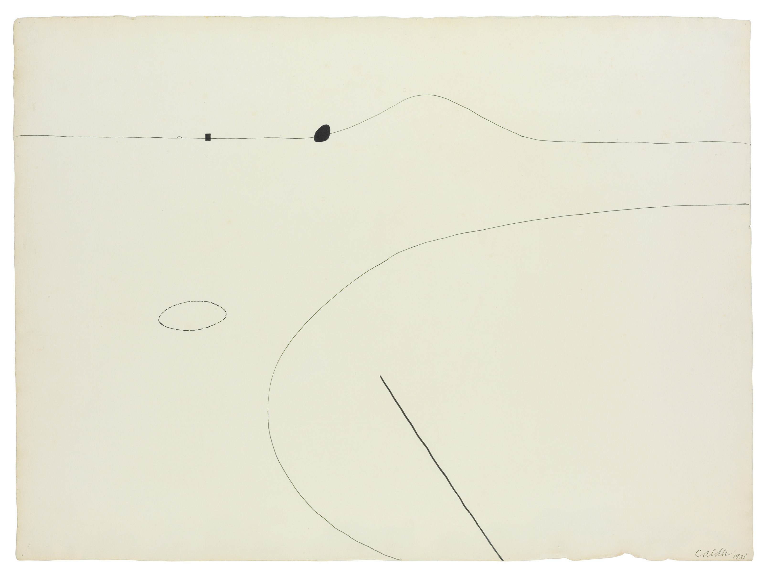 ALEXANDER CALDER (1898-1976), Spherical Triangle Ascending a Mountain ...