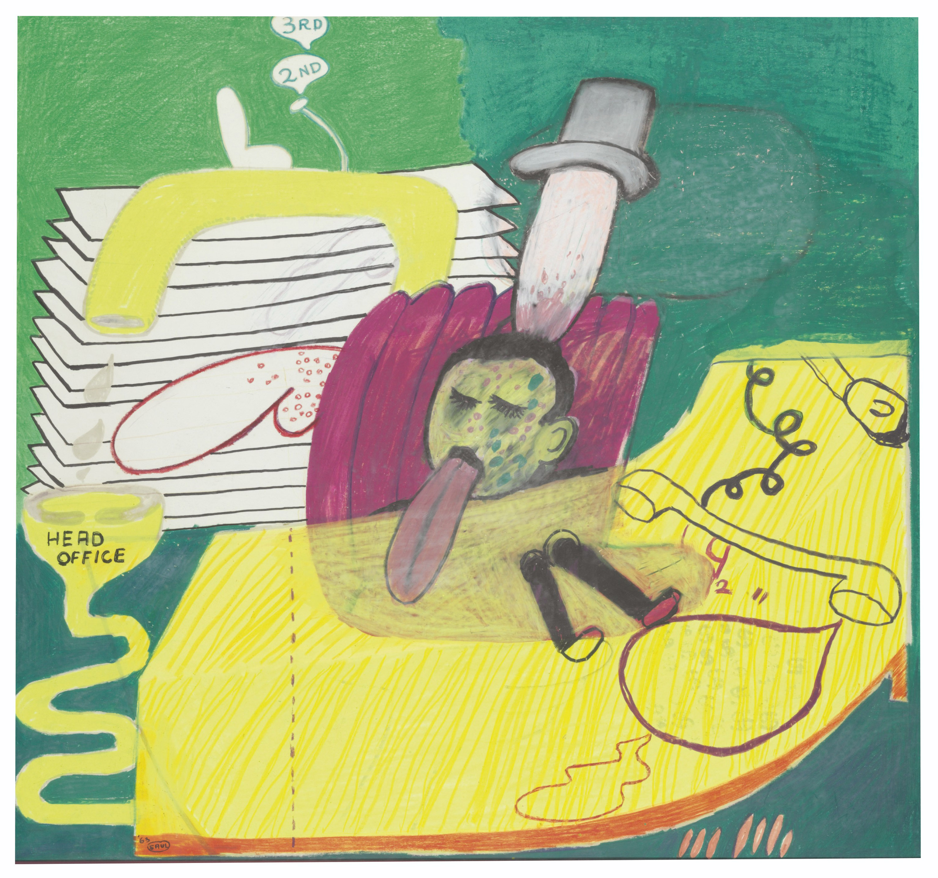 PETER SAUL (B. 1934), Untitled | Christie’s