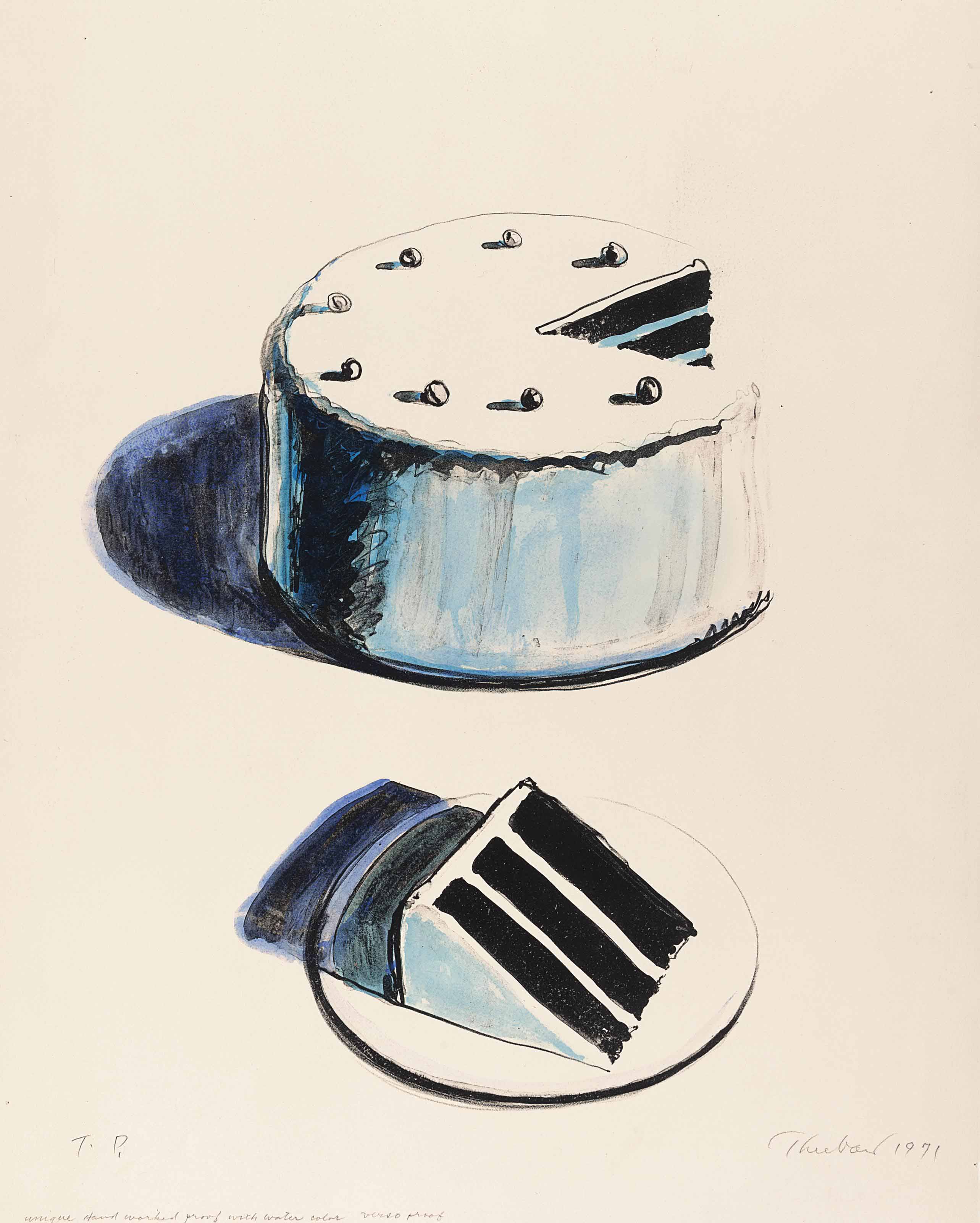 Wayne Thiebaud Cupcake