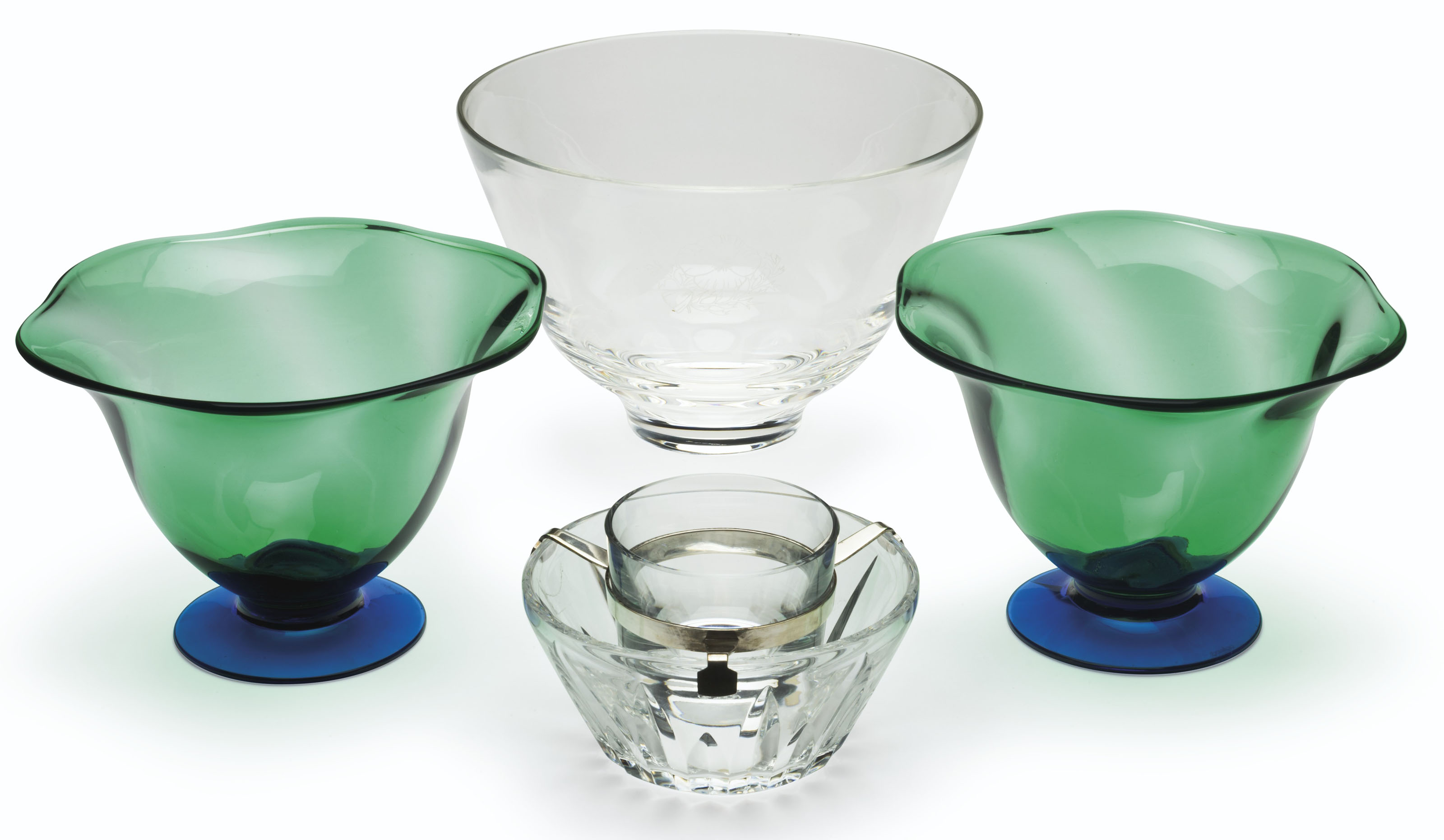 A COLLECTION OF FOUR GLASS WARES, | Christie’s